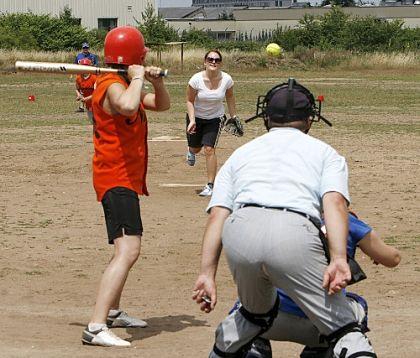 Noris Diamonds wagen das Softball-Experiment