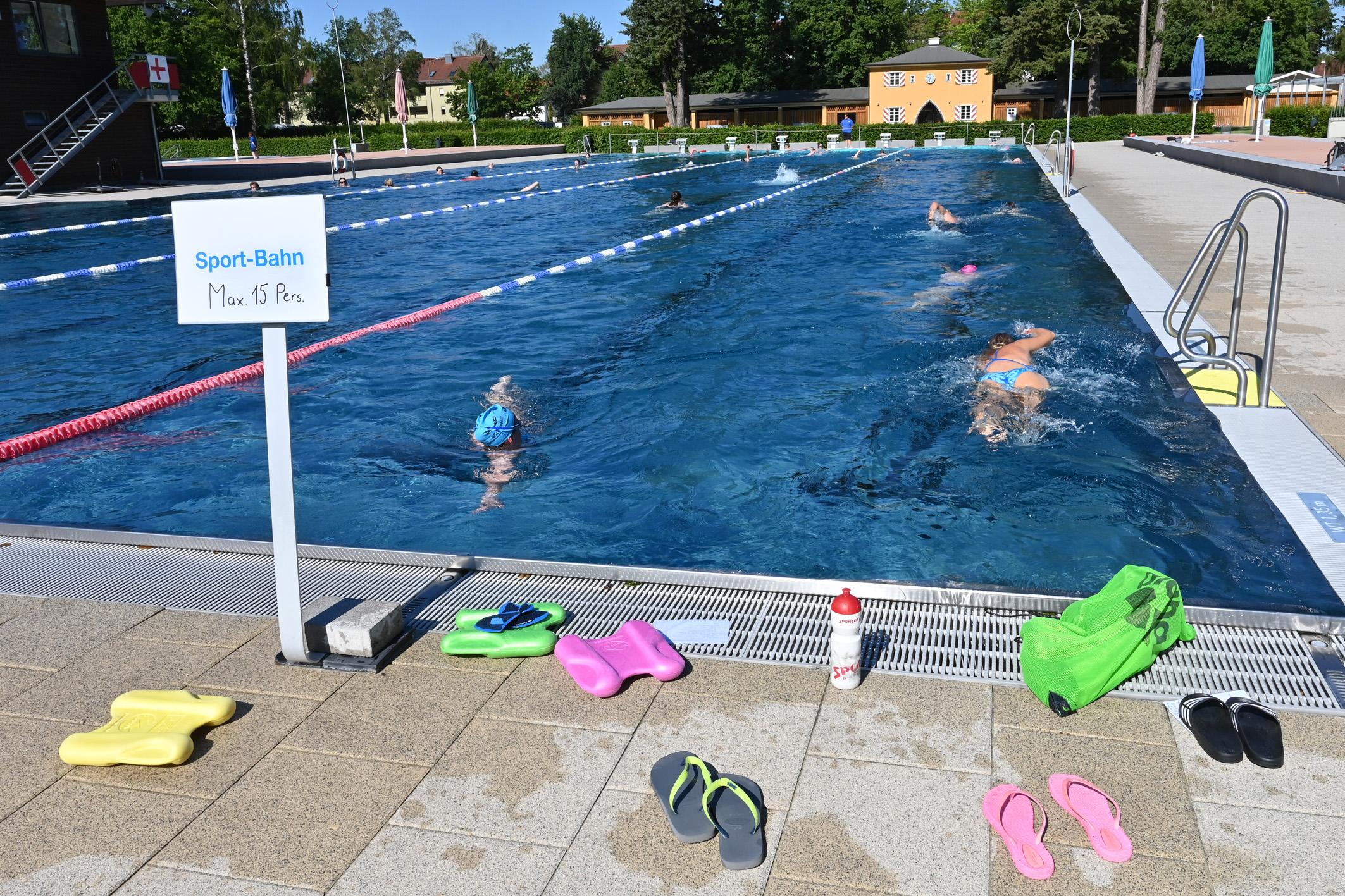 Das Röthelheimbad in Erlangen ist wieder geöffnet