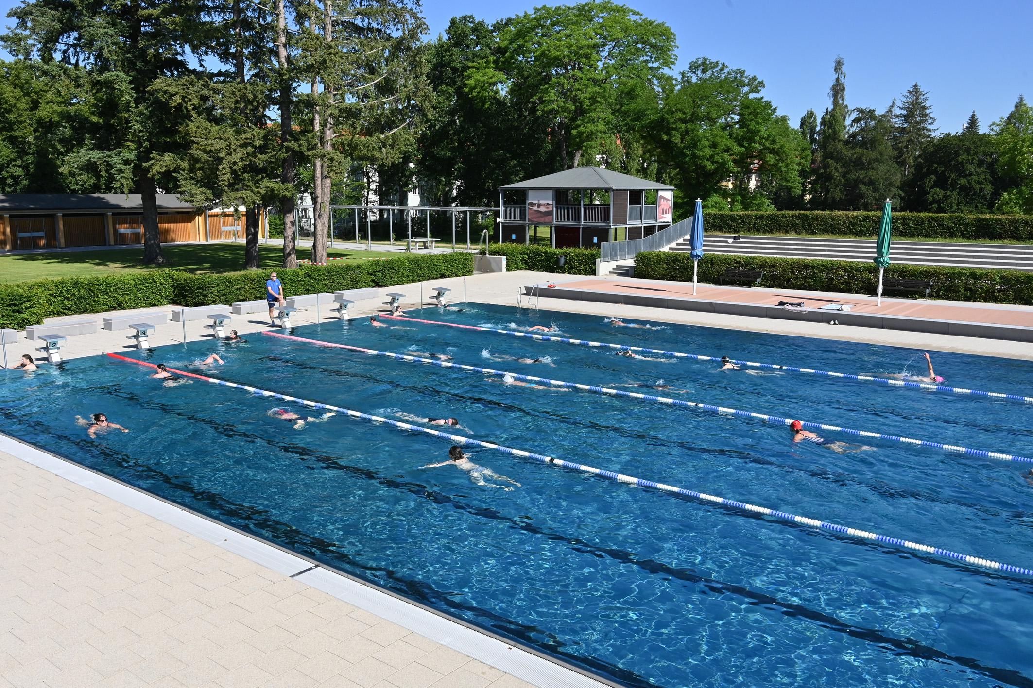 Das Röthelheimbad in Erlangen ist wieder geöffnet