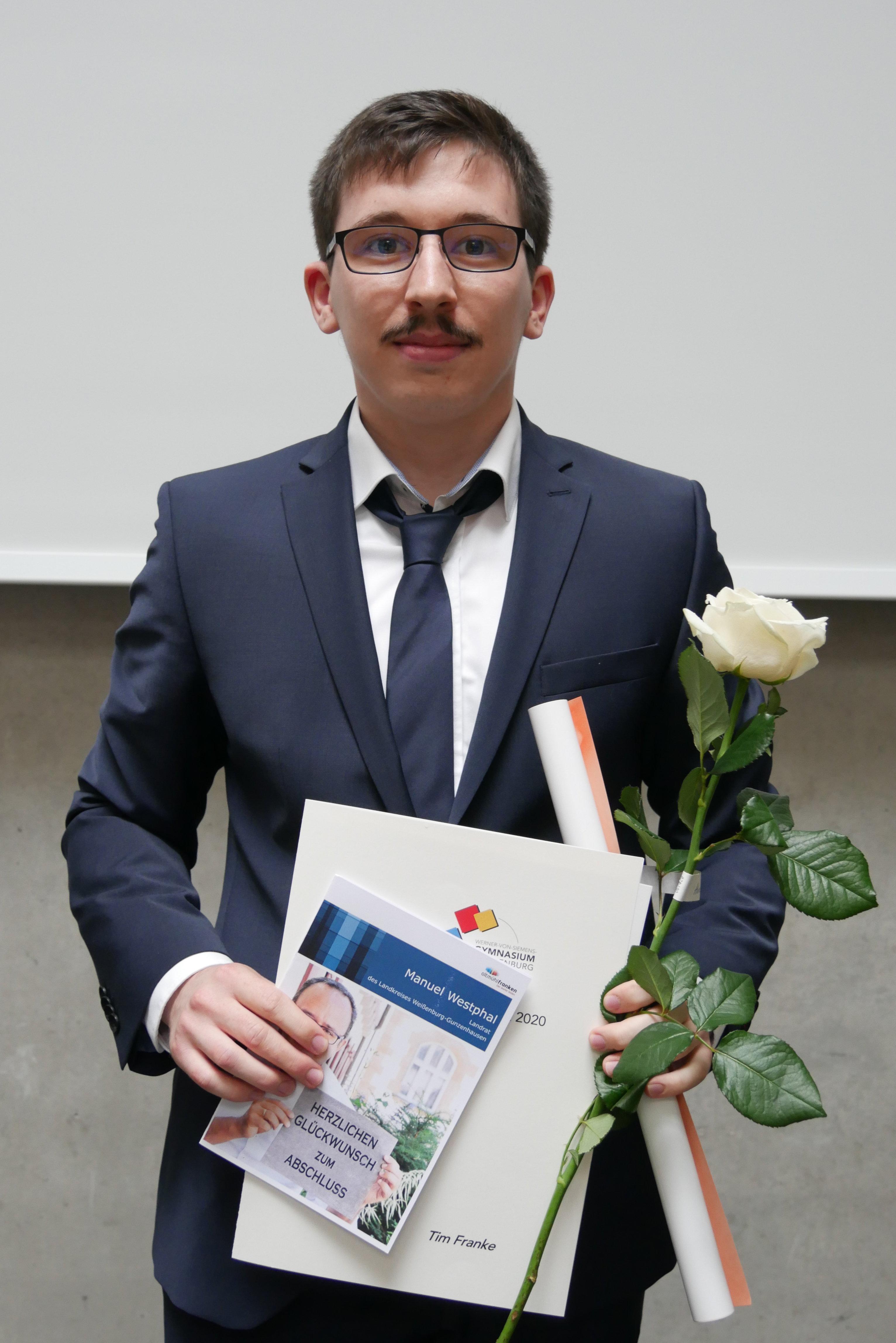 Die Abiturienten der Treuchtlinger Senefelder-Schule 2020