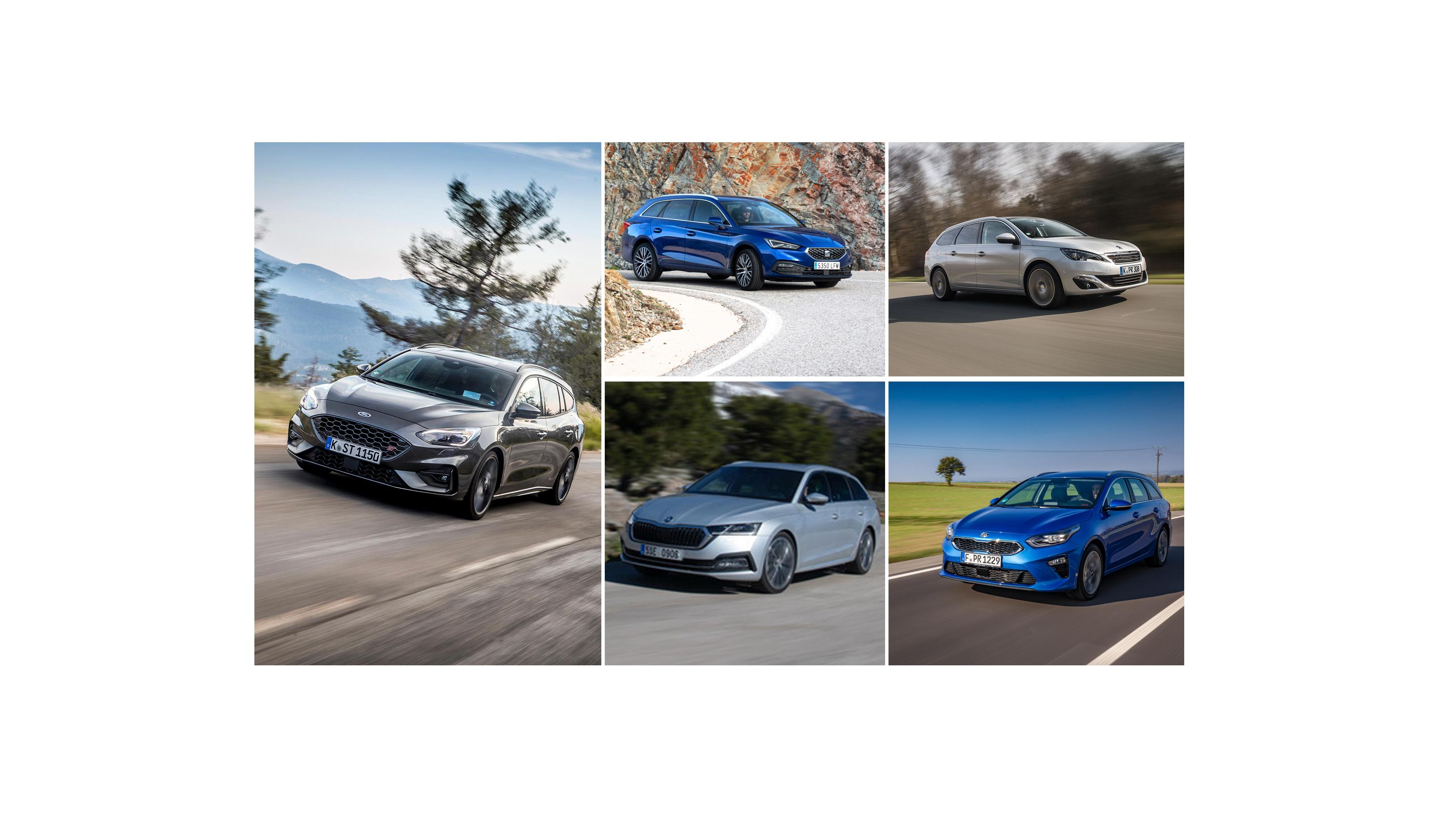 Fünf kompakte Kombis im Vergleich