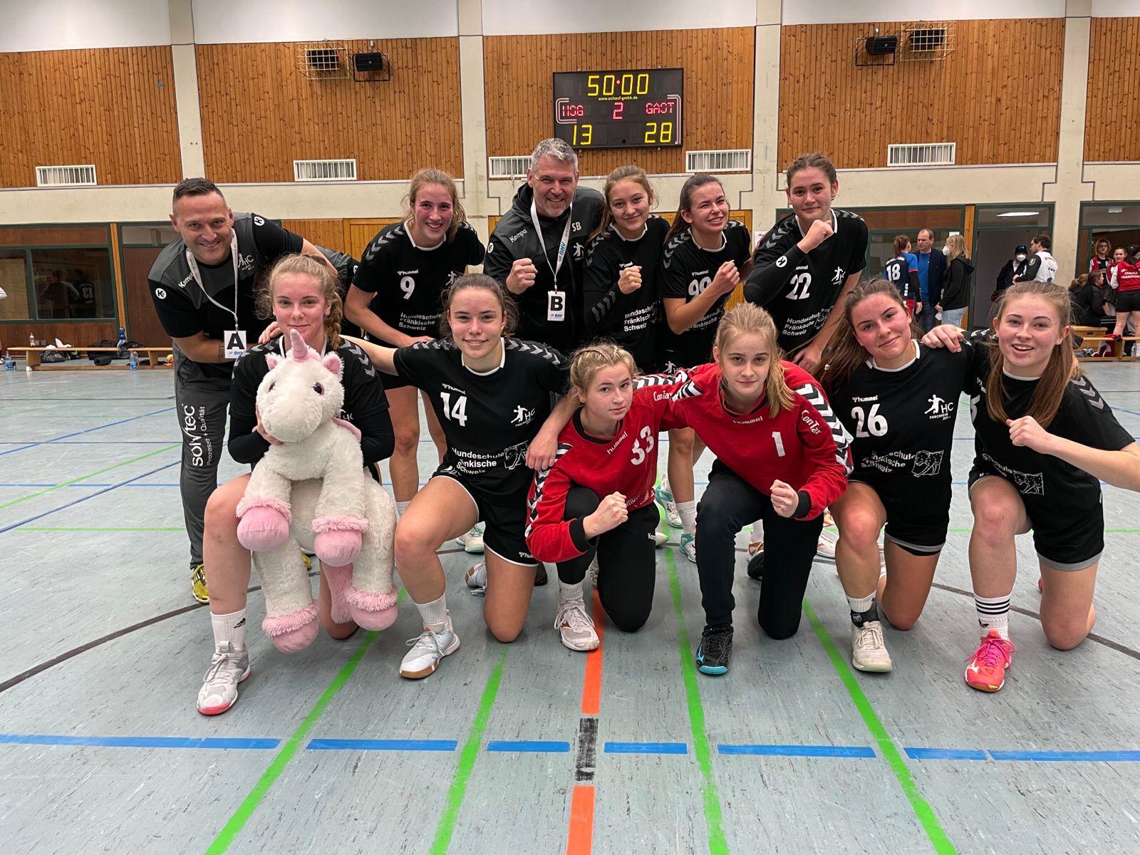 Handballmädchen des HC Forchheim sind in Bayern eine Macht