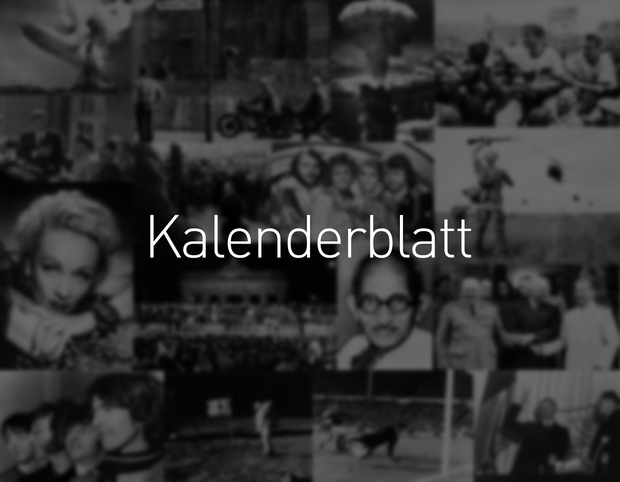 Kalenderblatt 2022: 11. Juli