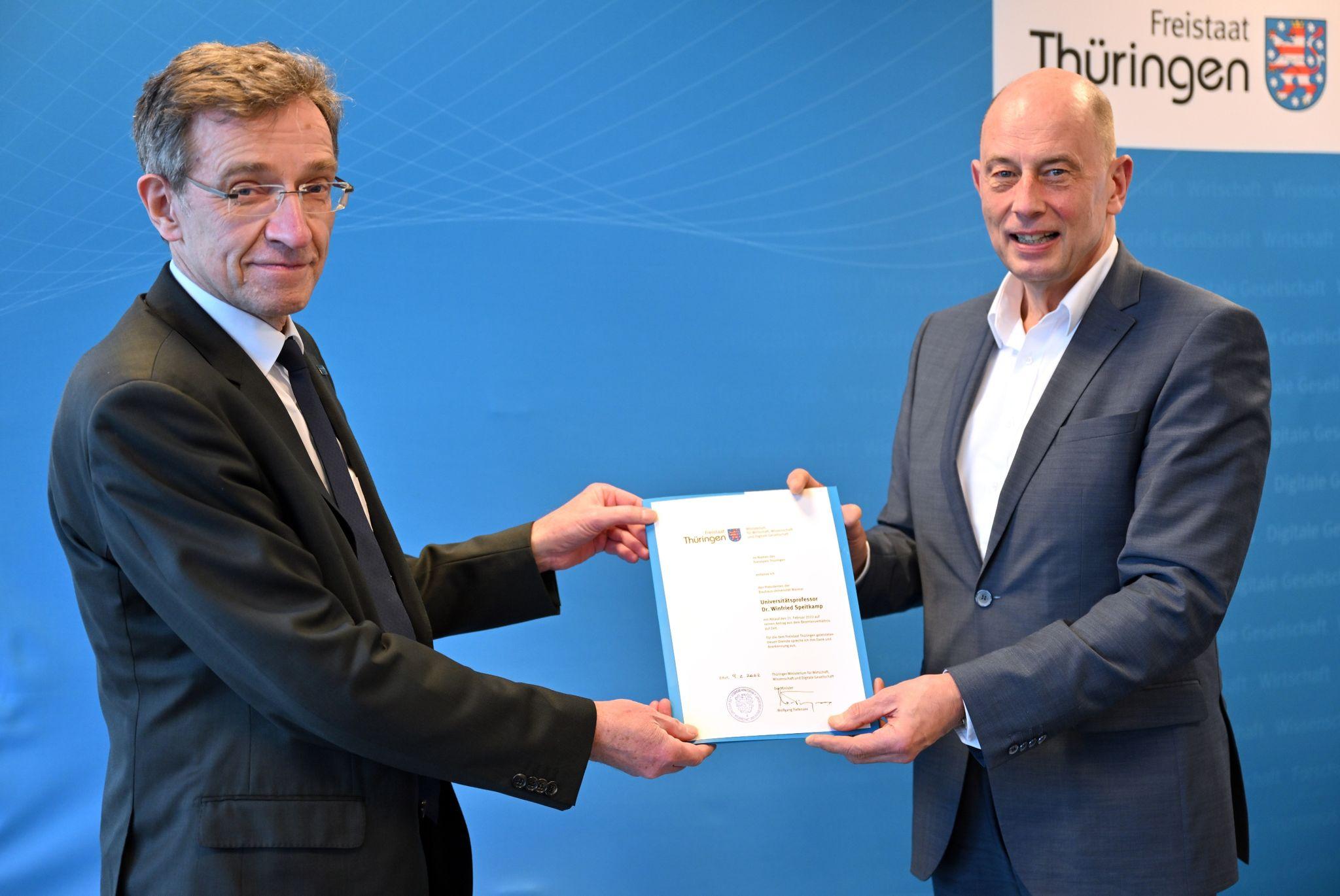 Bauhaus-Uni: Nachfolgersuche für scheidenden Präsidenten