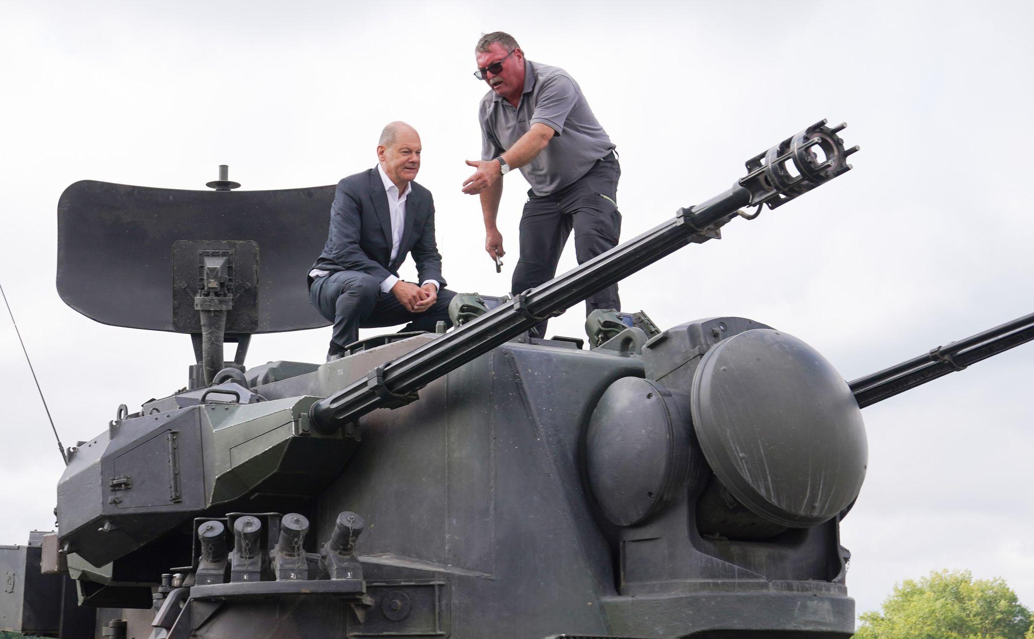 Scholz bekräftigt Waffenhilfe für die Ukraine