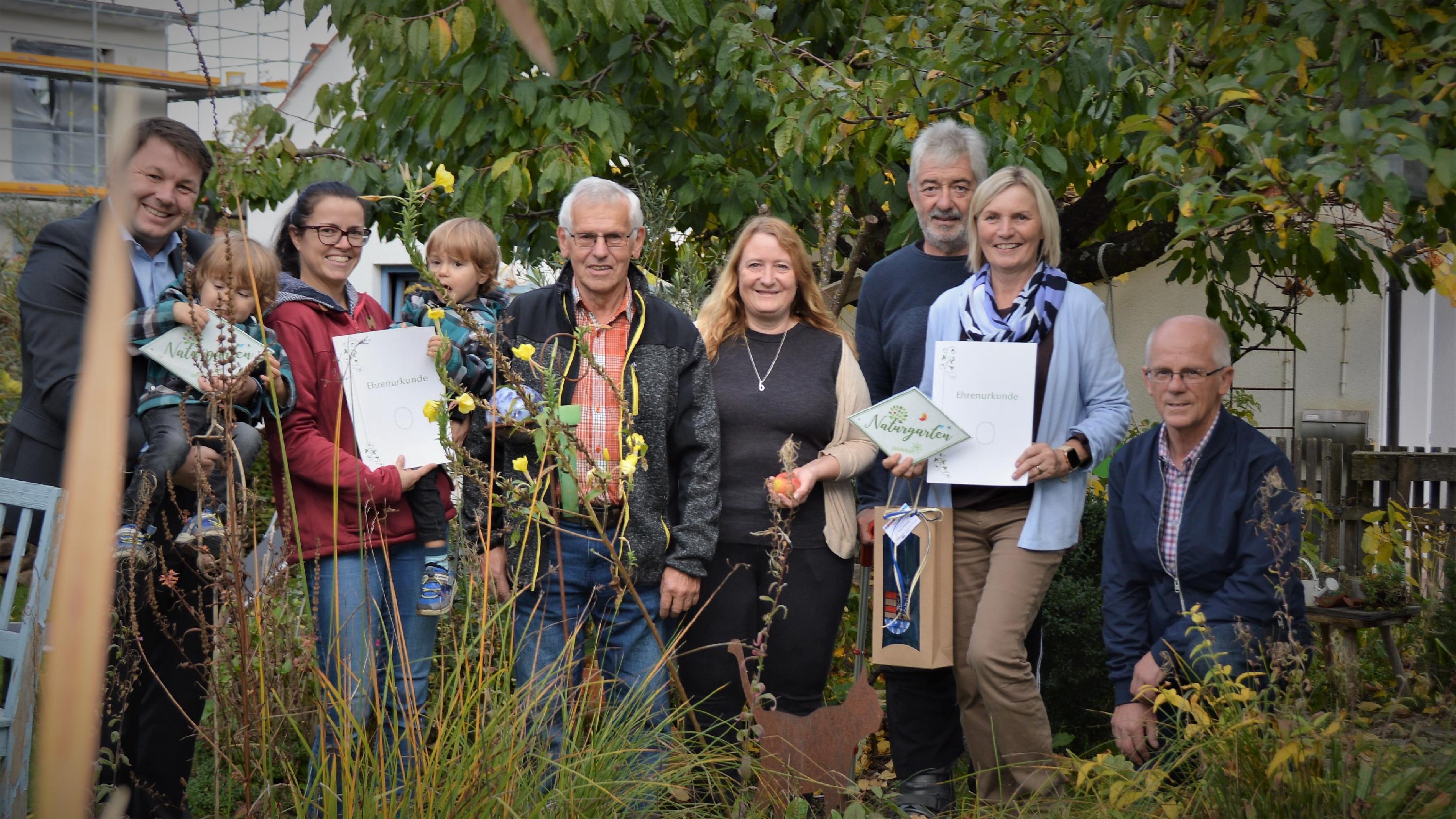 Für ihre Gärten: Ehepaar Rammler aus Absberg und Tobias Kamm aus ...