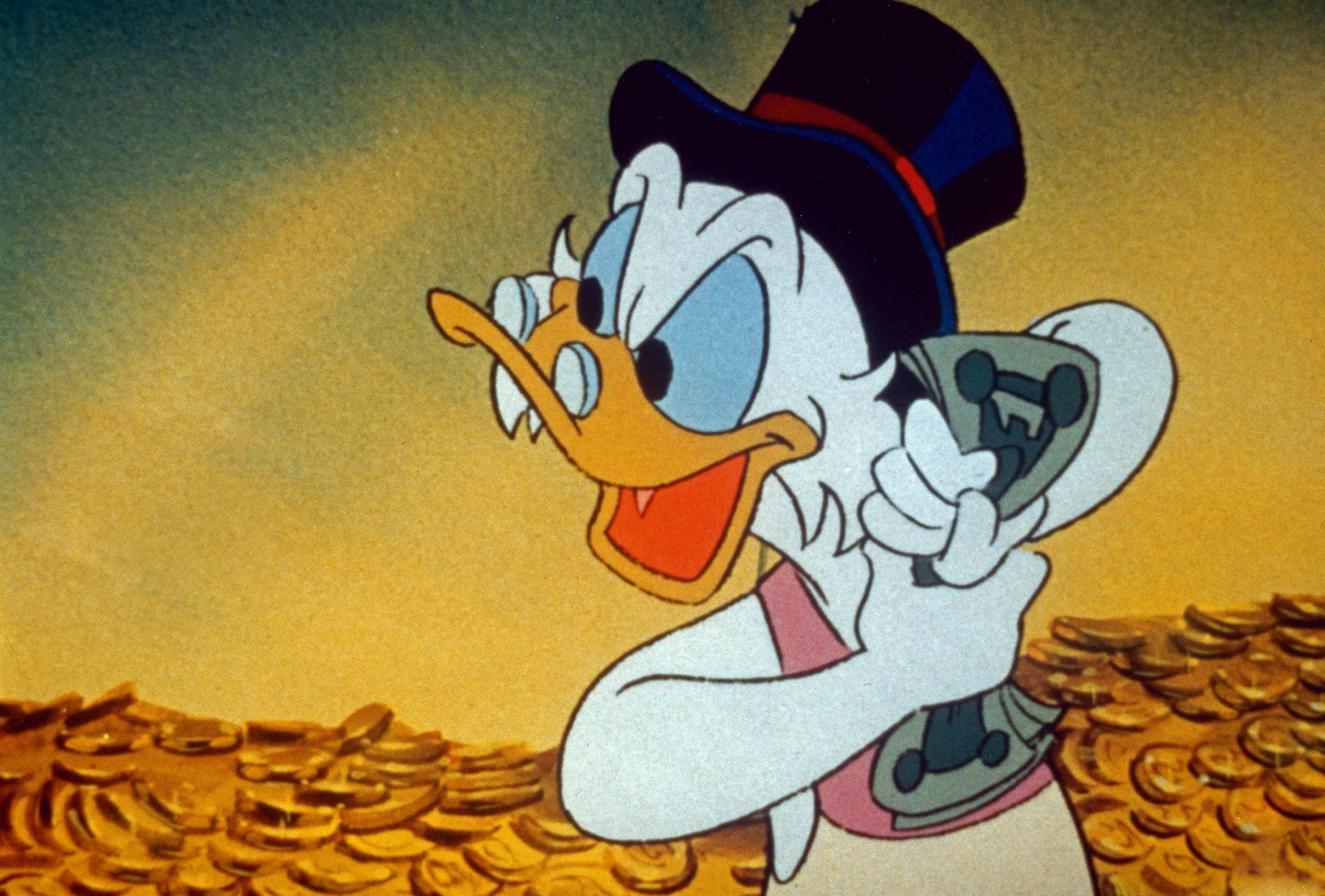 Dagobert Duck und seine Taler-Bäder: Geiz ist nicht geil