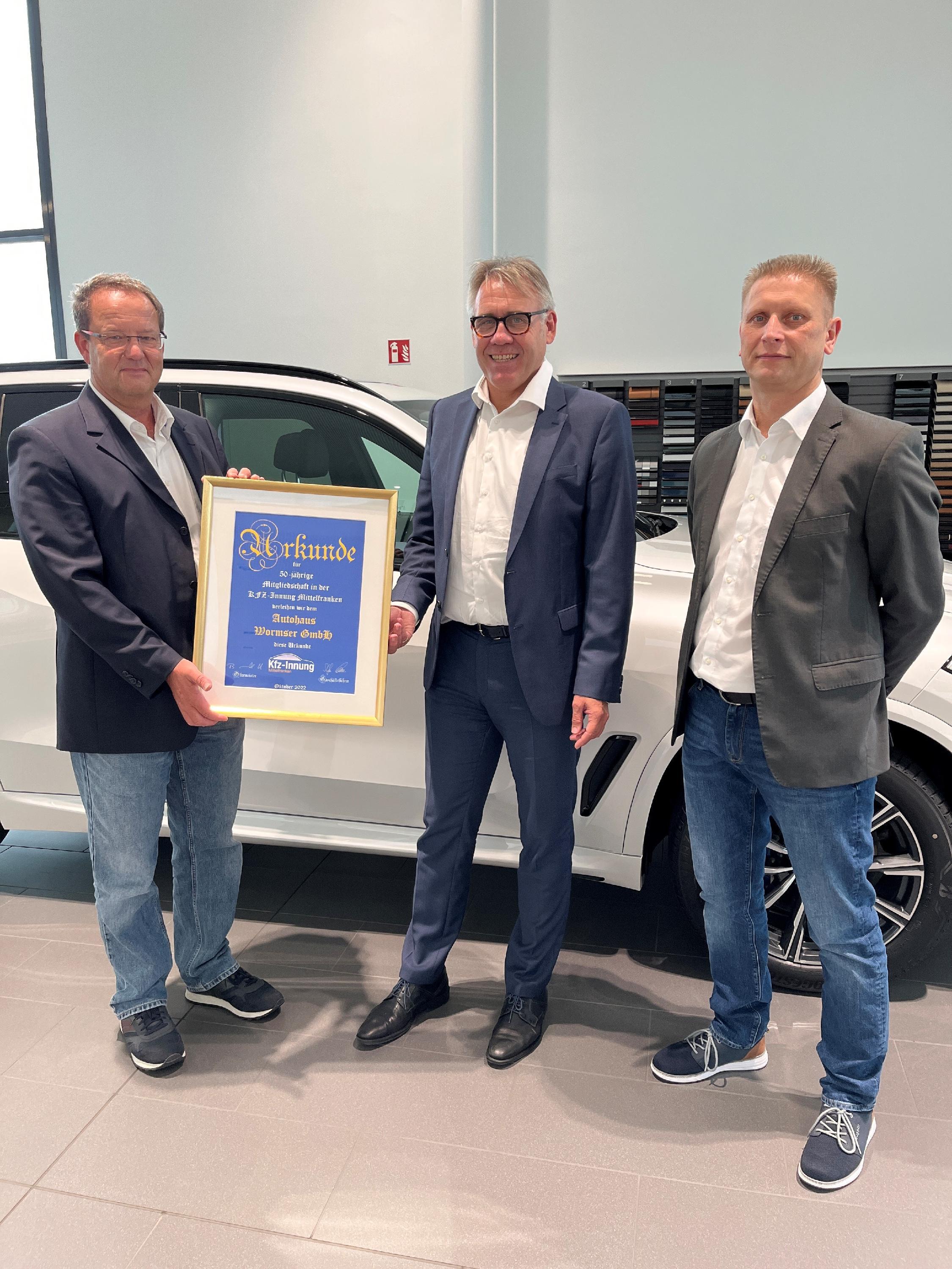 Autohaus Wormser: Zusammenarbeit seit 50 Jahren