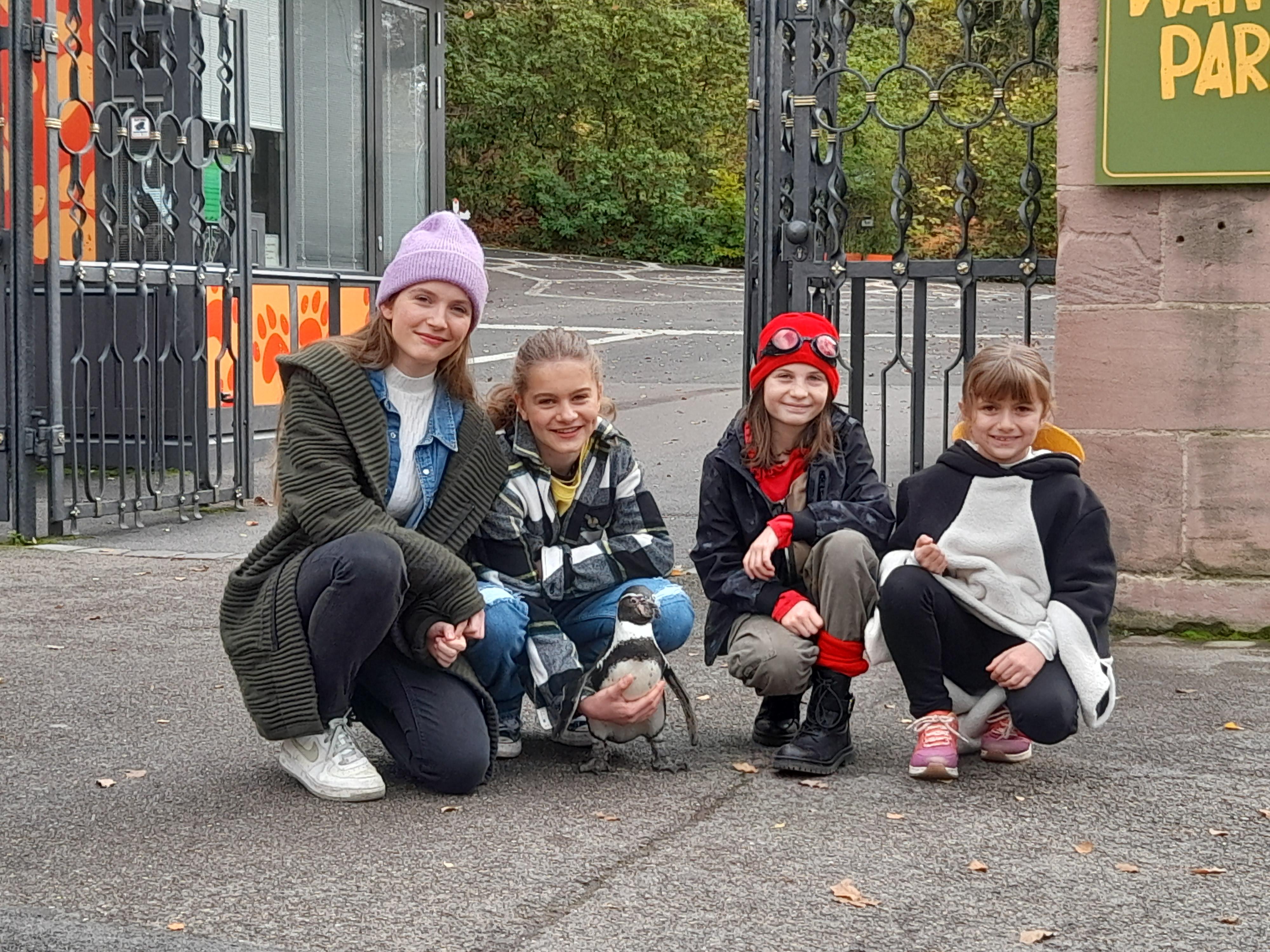 Der Tiergarten wird Kulisse für Kinderfilm: Pinguin Chester ist der ...