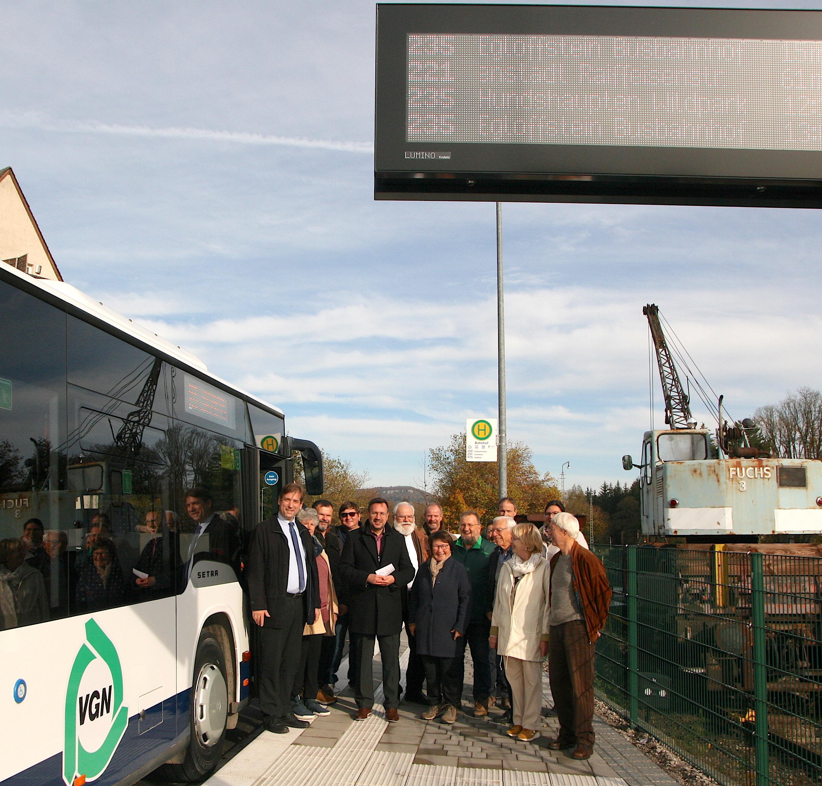 Barrierefrei zum Bus: Haltestellen in Ebermannstadt eingeweiht