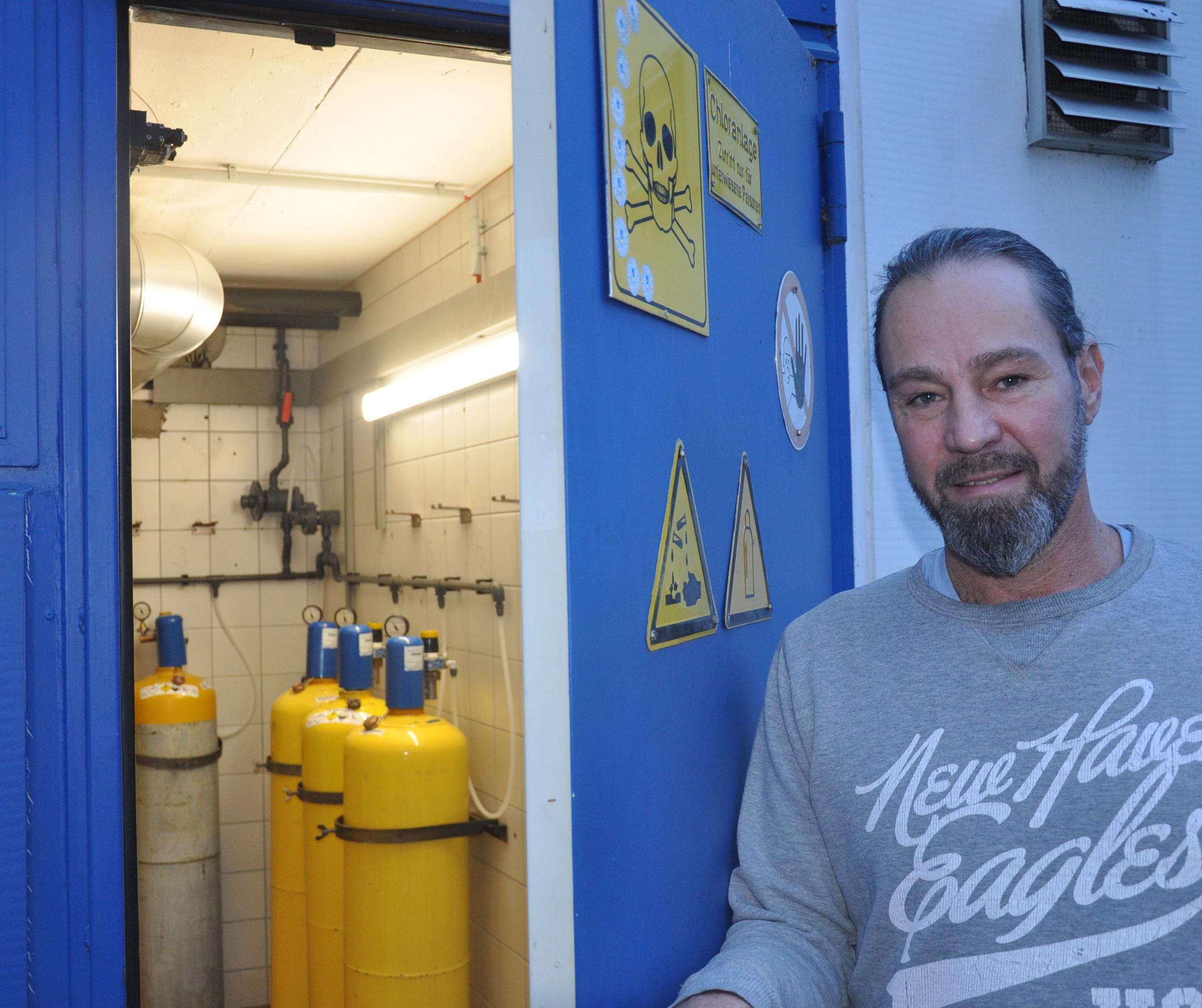 Hinter dieser Tür in der „Pegnitzaue" wird´s gefährlich