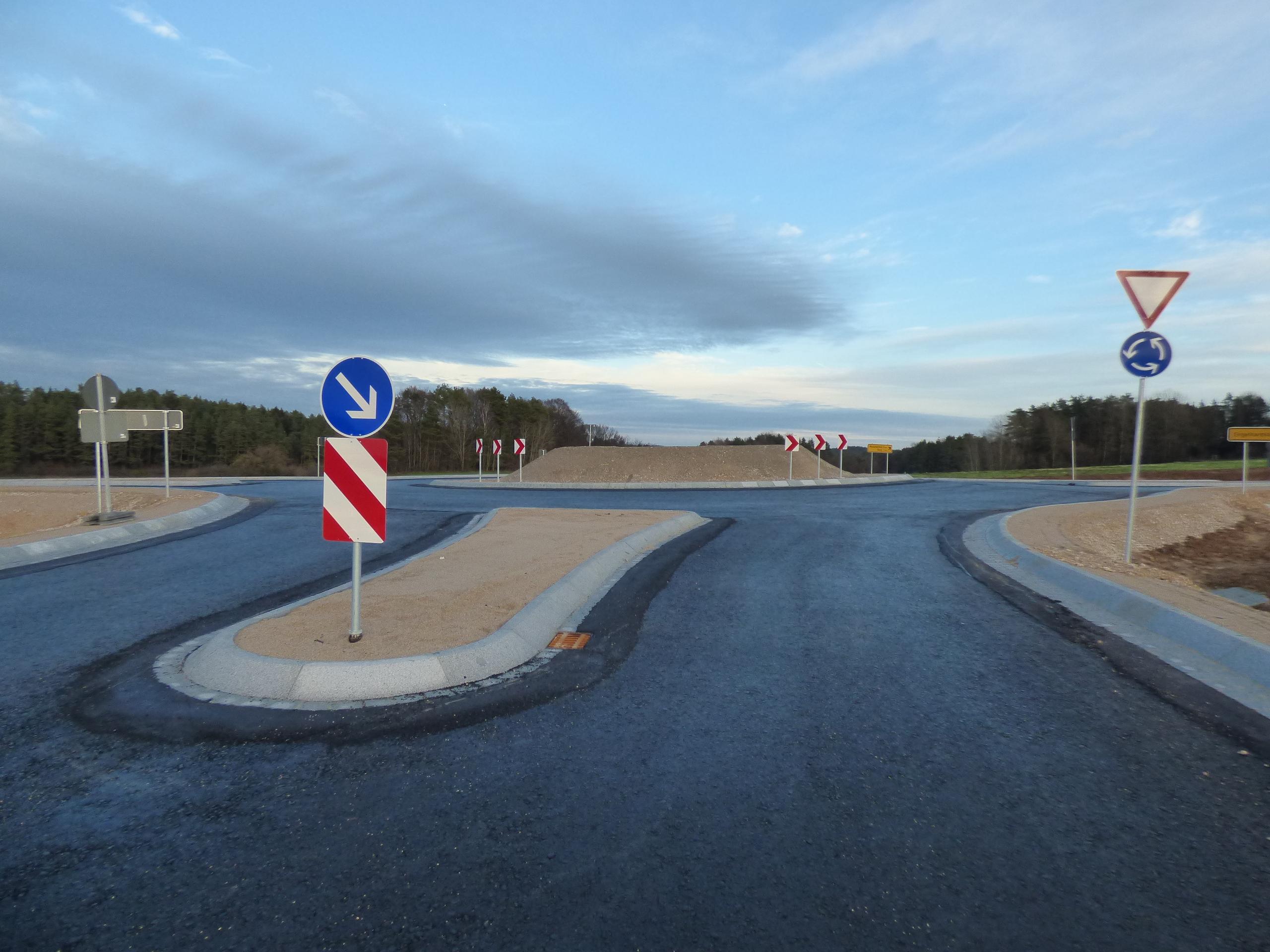 Dooser Verkehrskreisel ist so gut wie fertig: Nur eine Sache fehlt noch