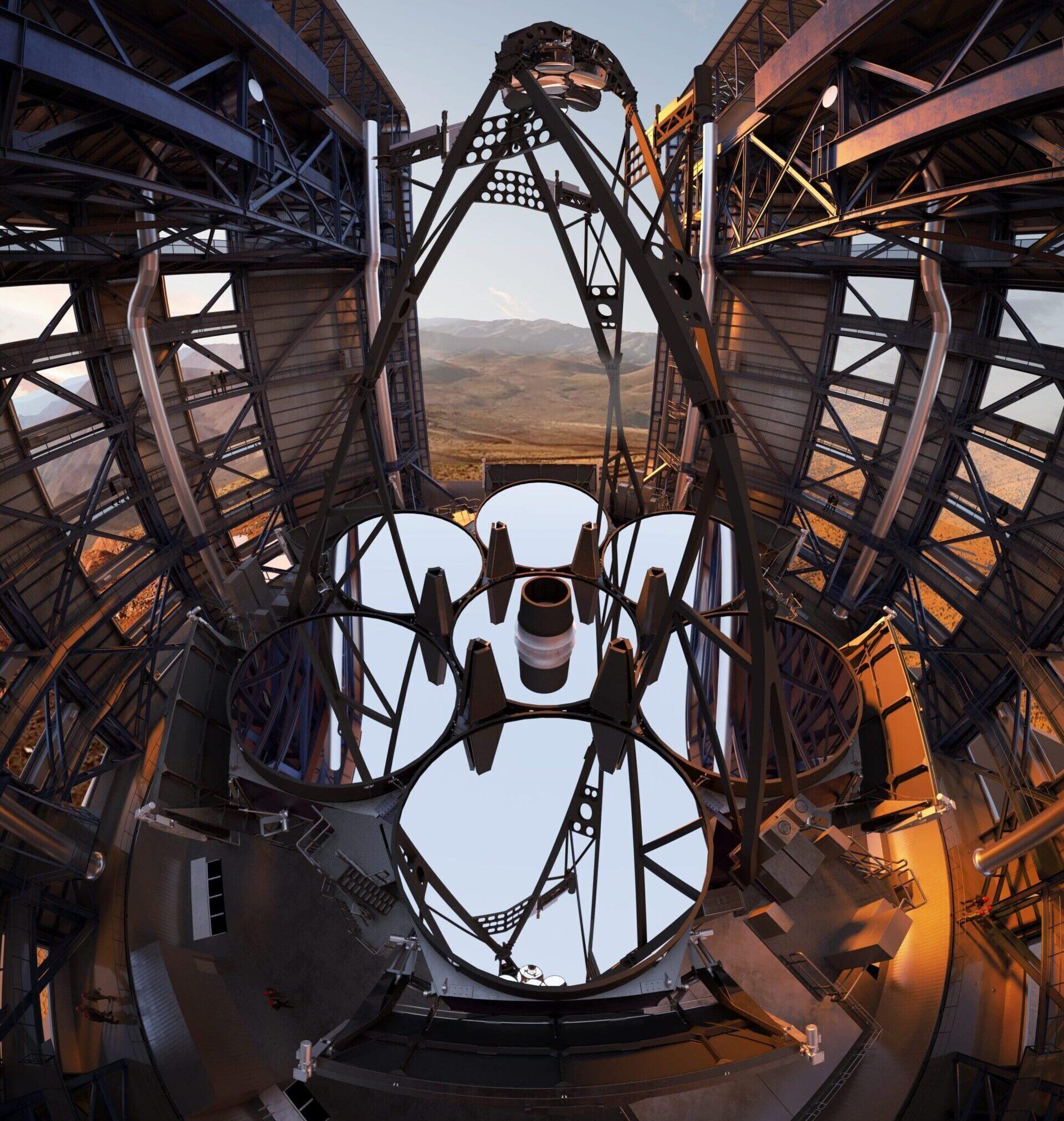 Diese Motoren aus Speikern drehen die größten Teleskope der Erde