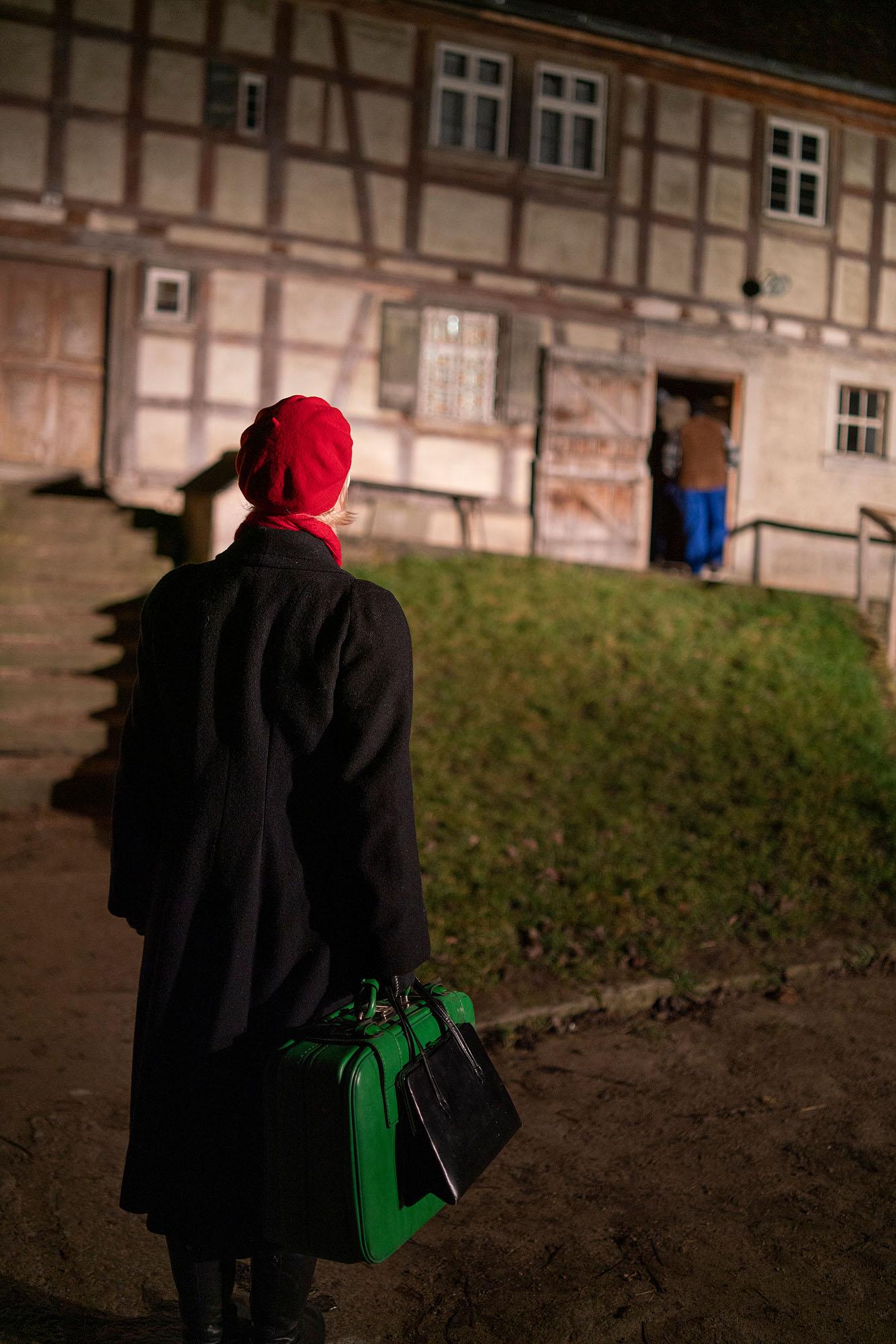 So geheimnisvoll ist das neue Winter-Wandel-Theater im Freilandmuseum ...