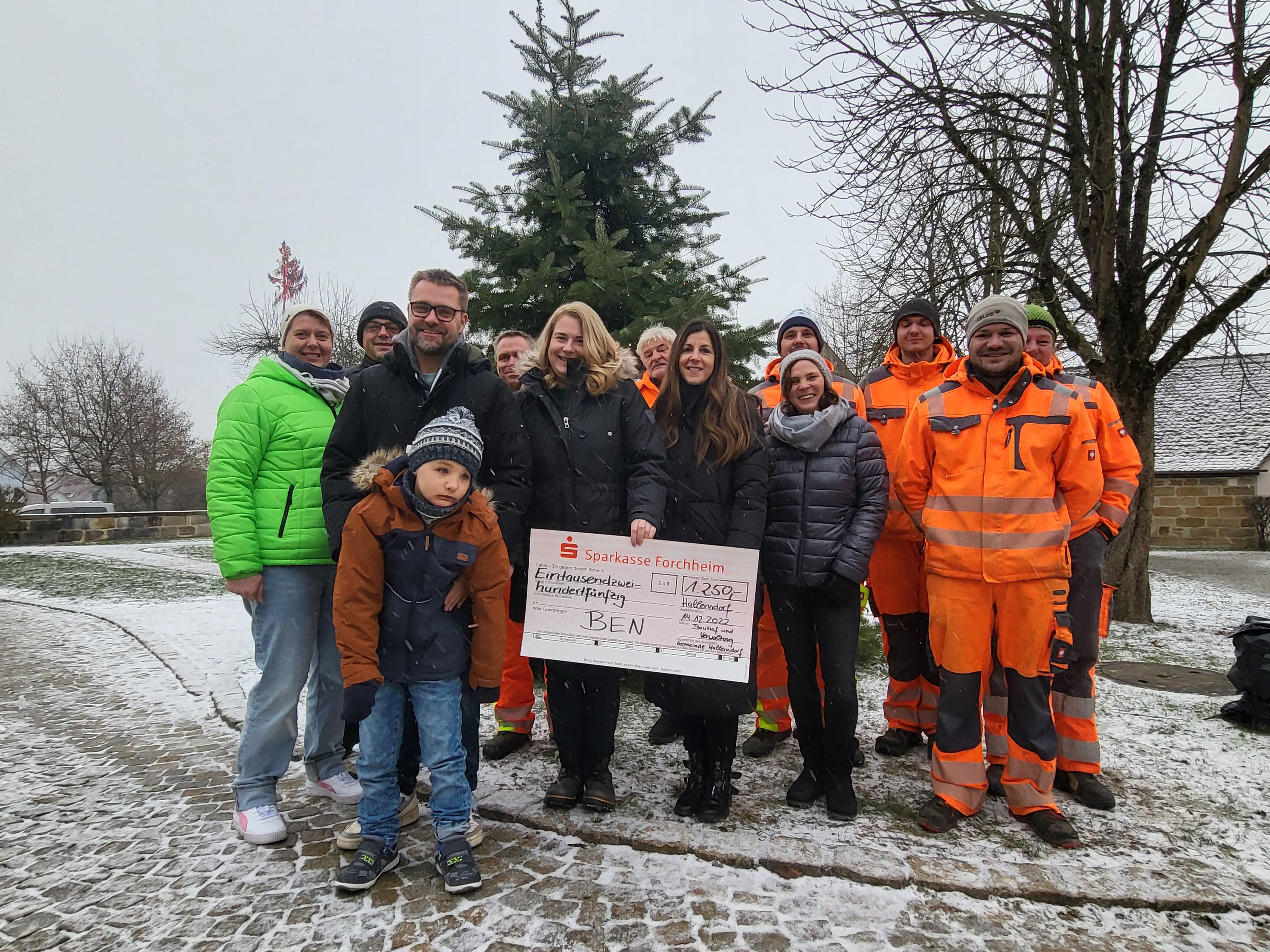 Gen-Defekt: Mitarbeiter der Gemeinde Hallerndorf spenden für den ...