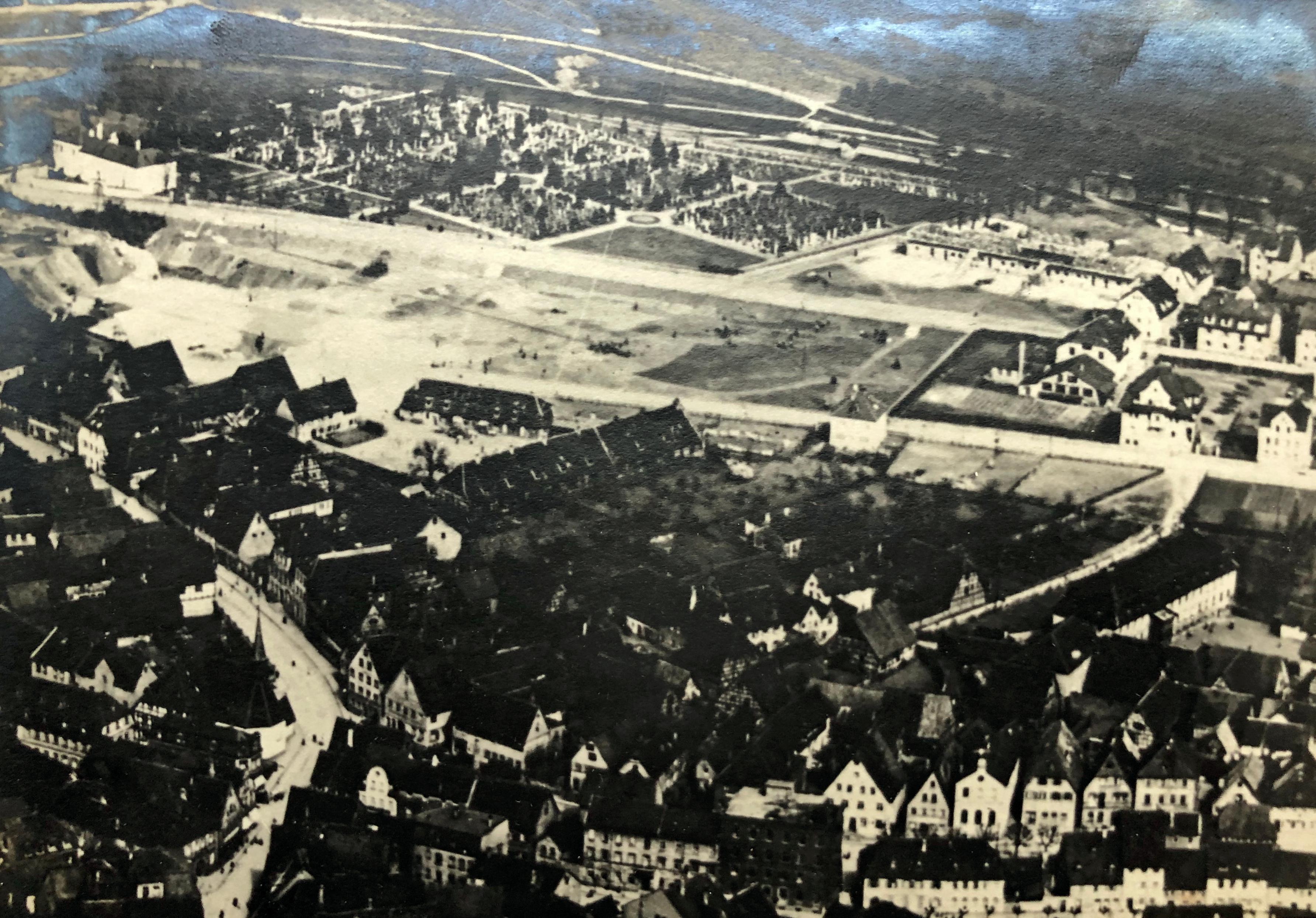 Zeitreise: So sah Forchheim vor 100 Jahren aus - aus der Vogelperspektive