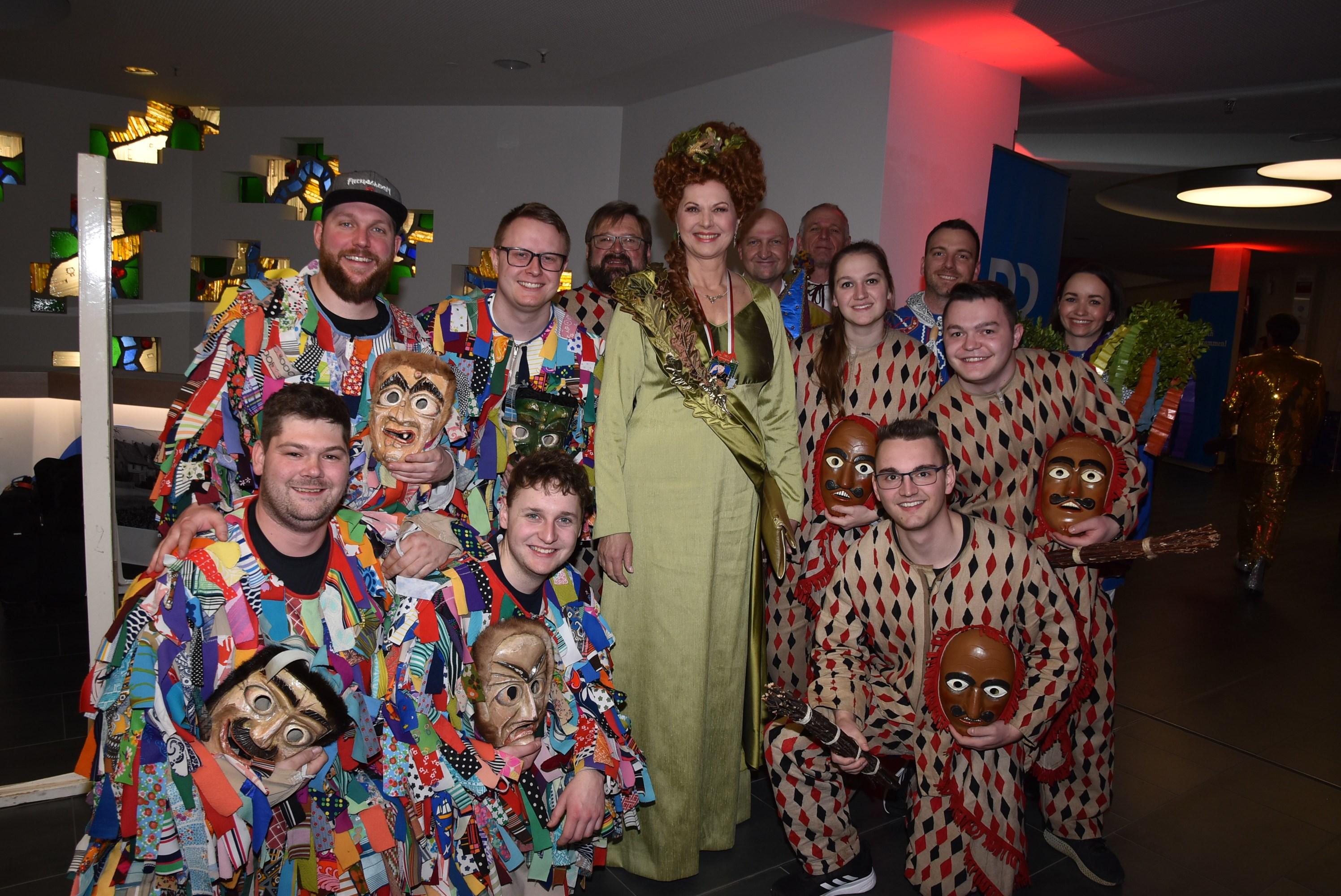 Auf Du und Du mit närrischer Prominenz: Spalter Fleckli und ...