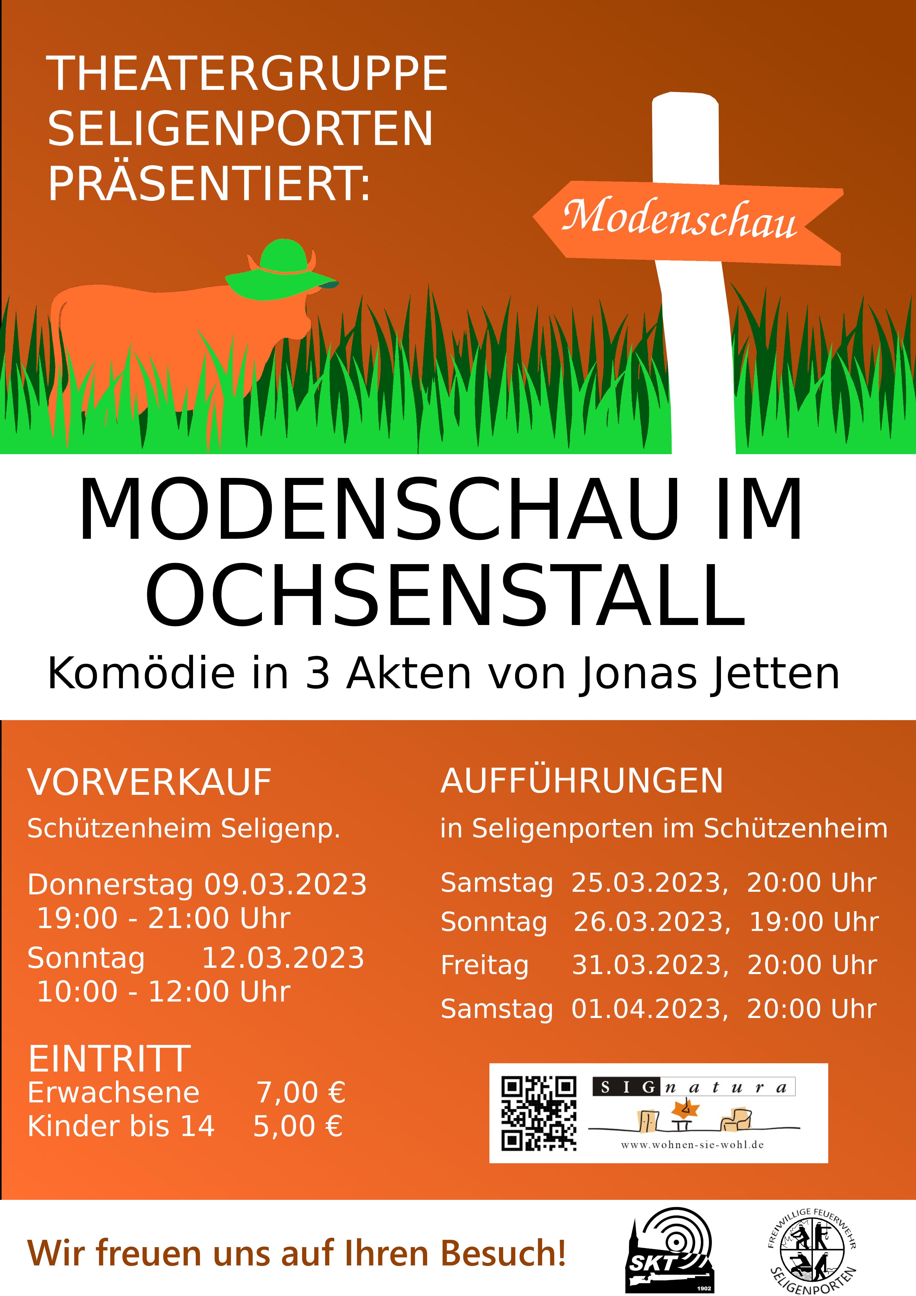 Die turbulente Modenschau im Ochsenstall verspricht viel Spaß