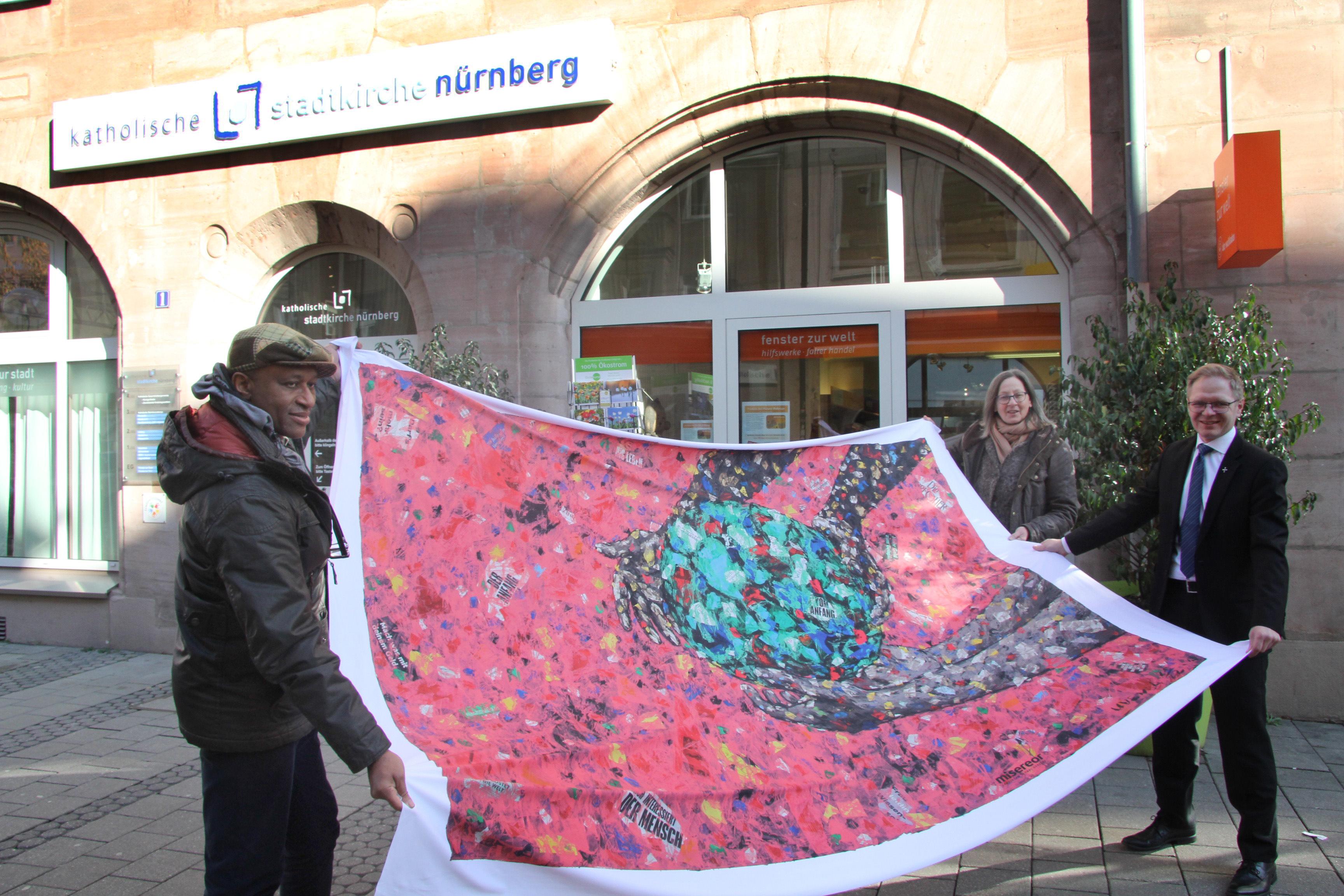 Das Misereor-Hungertuch kommt nach Nürnberg: Gesellschaftlich relevante ...