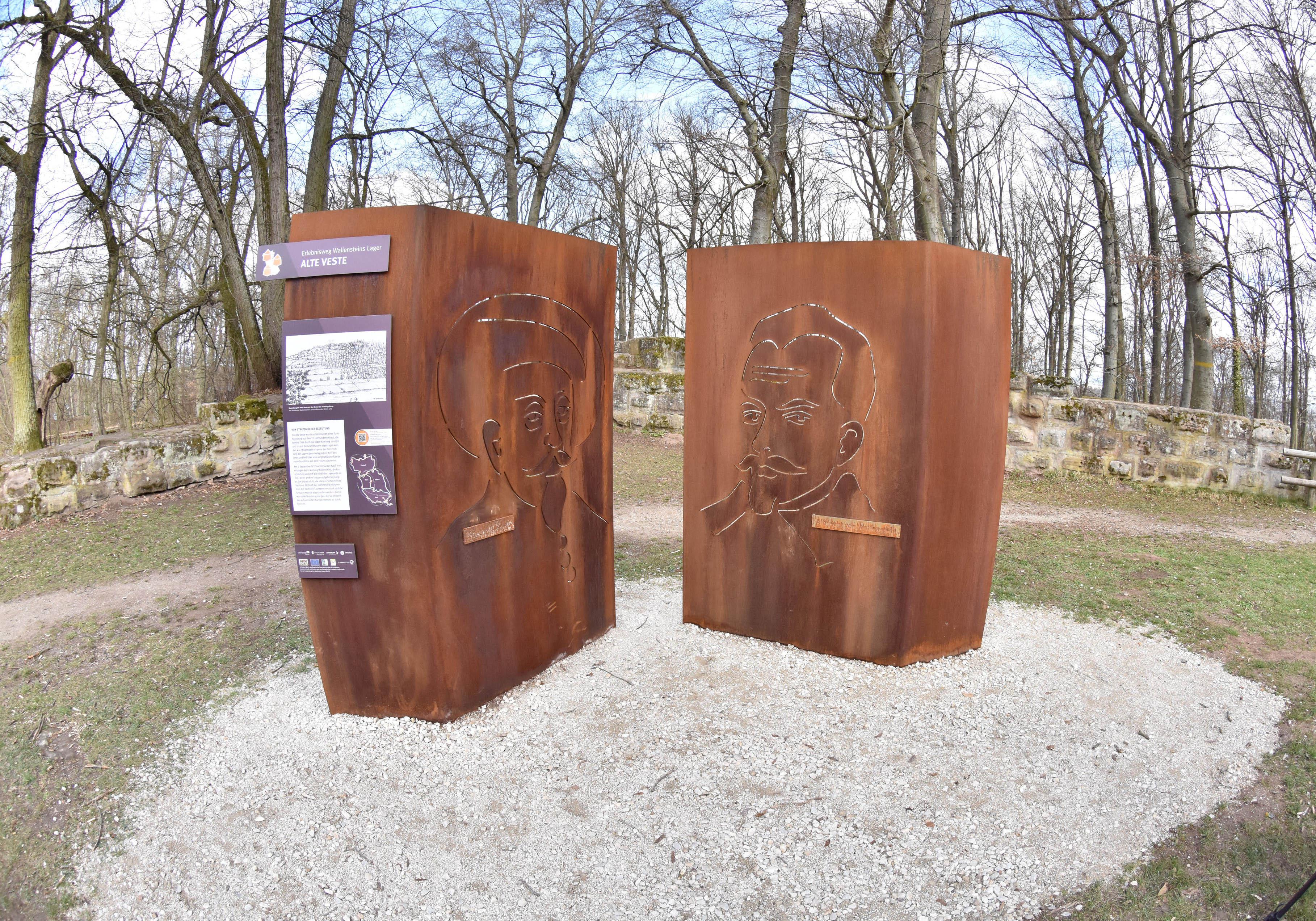 Flyer für Erlebnisweg in Englisch: Wallenstein wird international