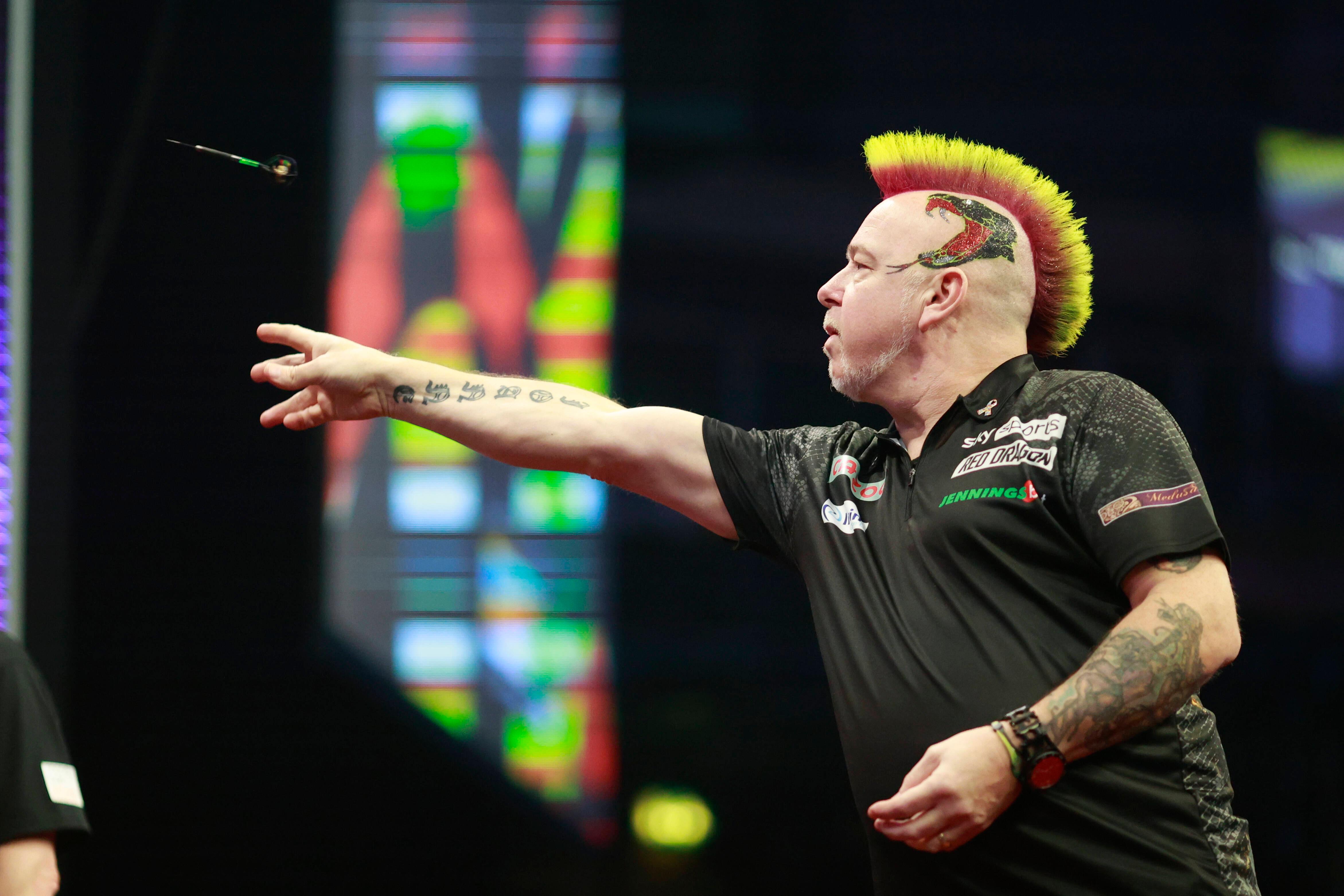 Darts Stars in Nürnberg mit Gary Anderson und Peter Wright
