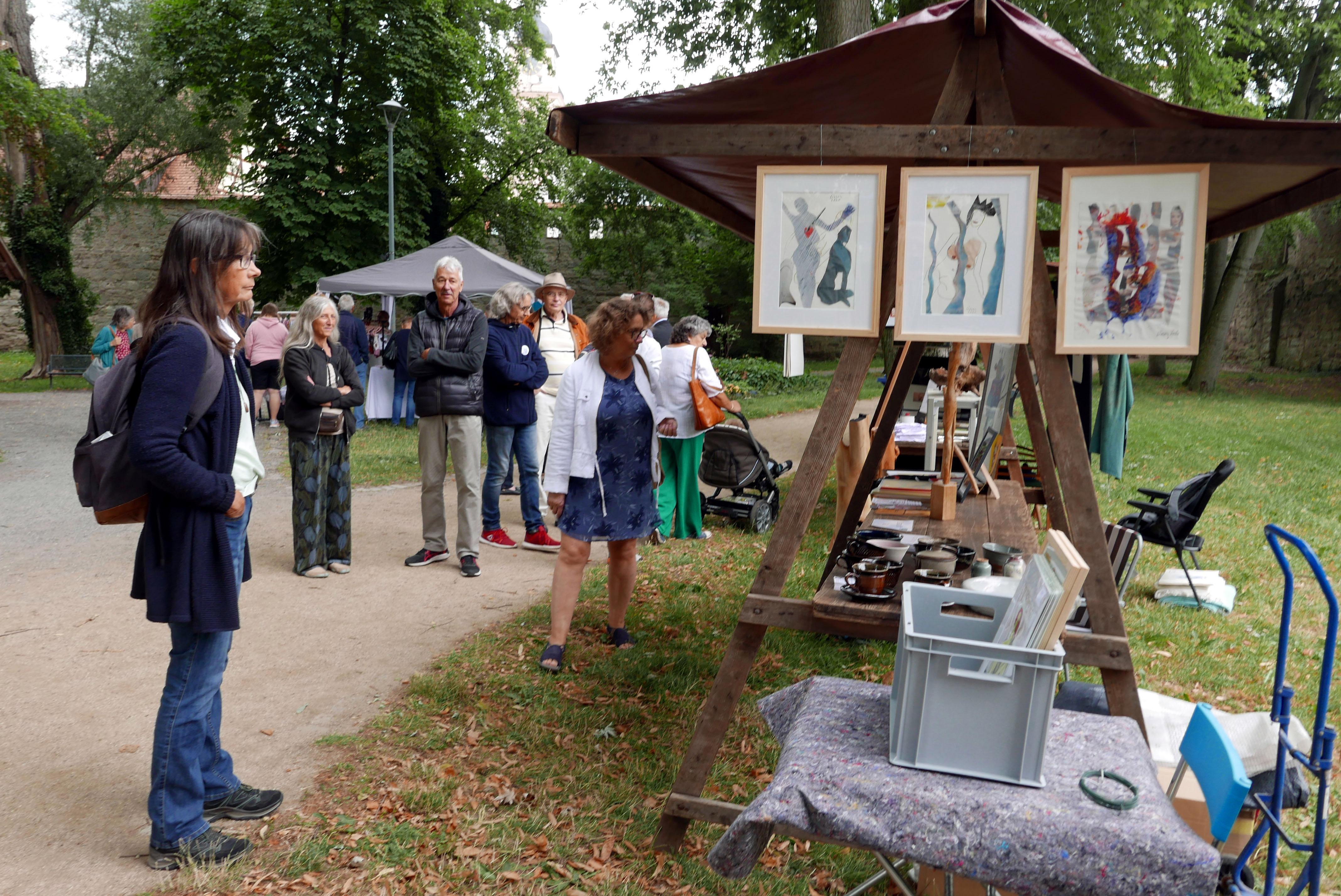 So bunt und faszinierend war „Kunst um die Bleich“ in Neustadt/Aisch