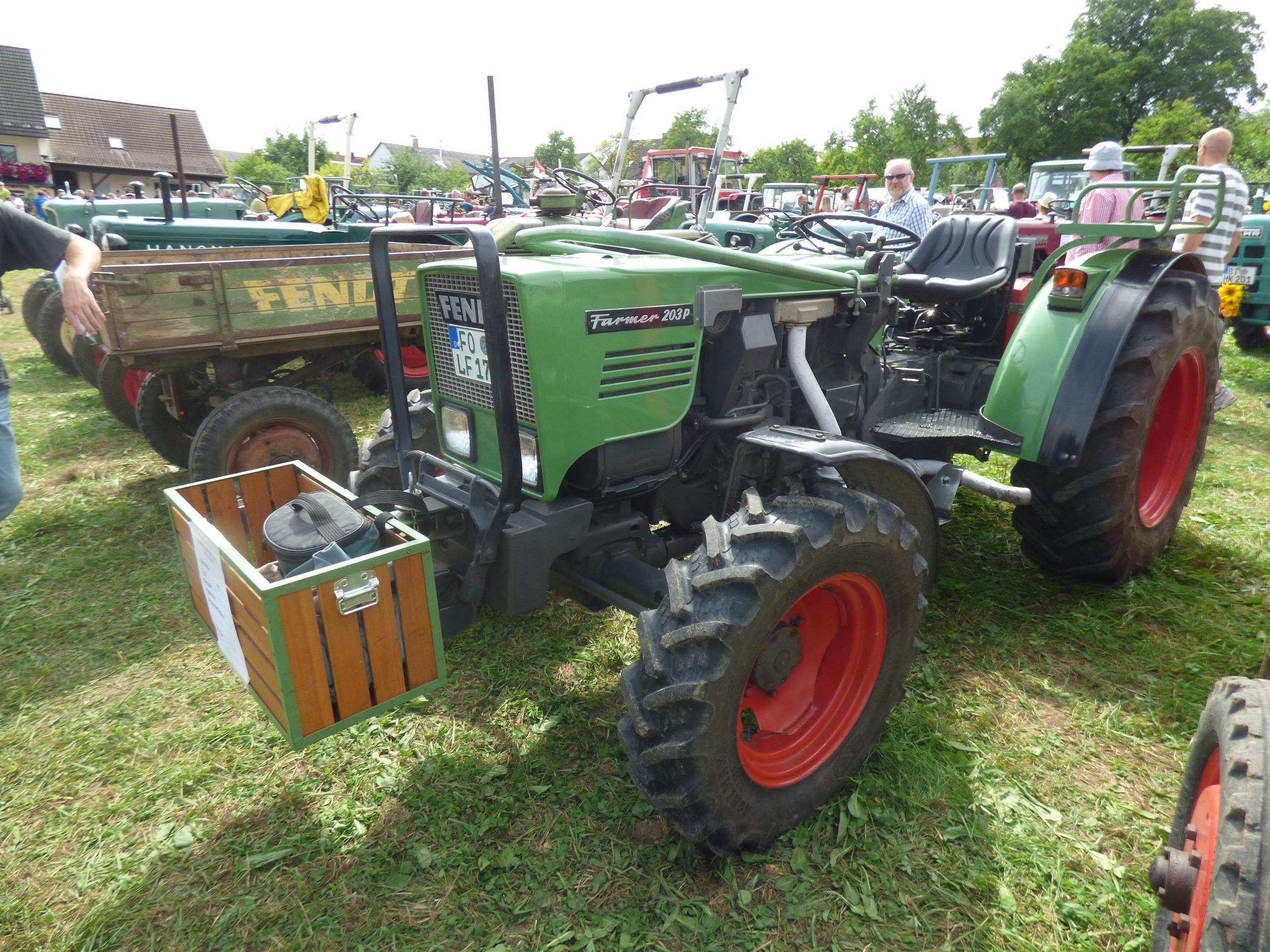 Diese Traktoren waren in Morschreuth