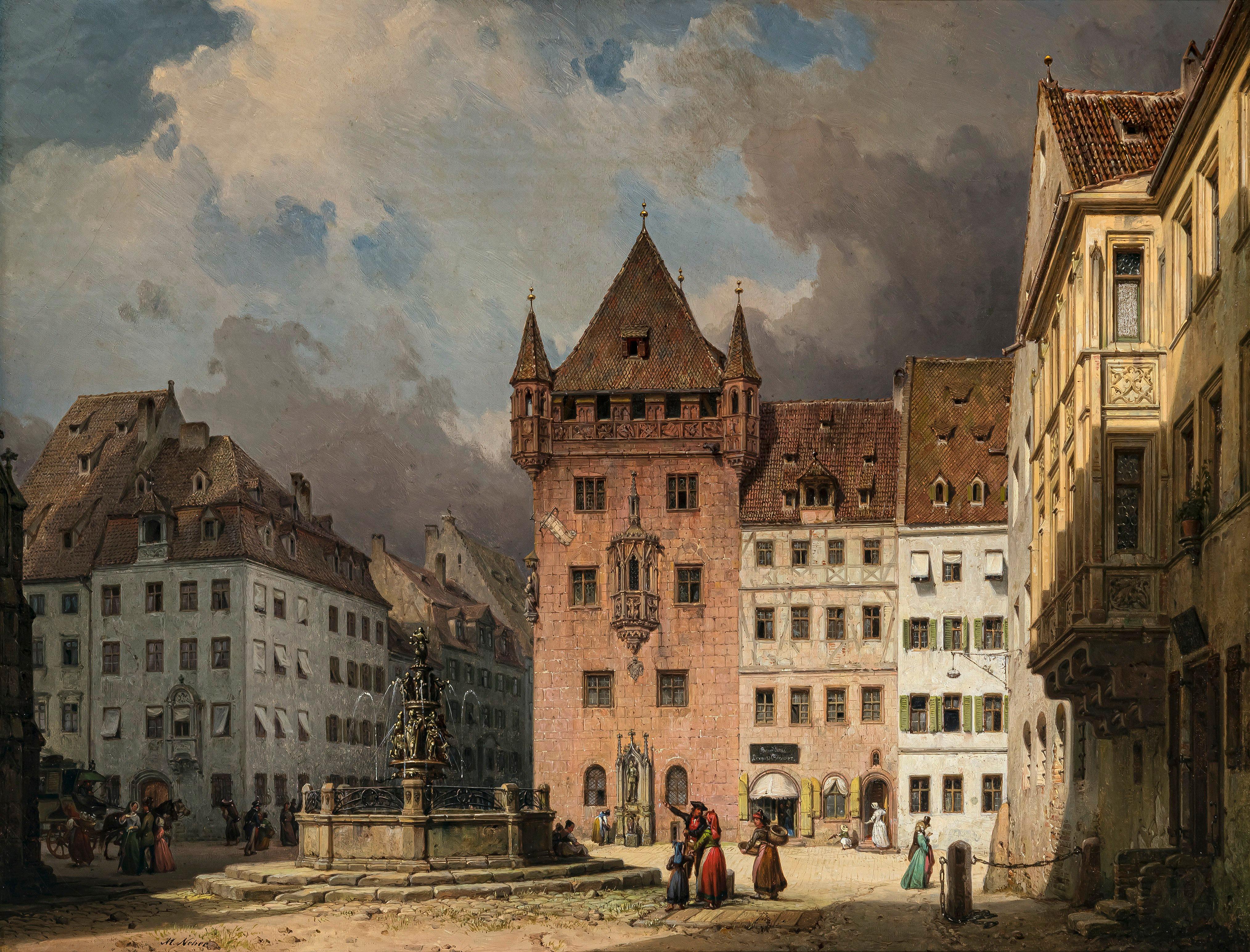 Teures Gemälde: In München wird ein Nürnberg Bild von Michael Neher ...