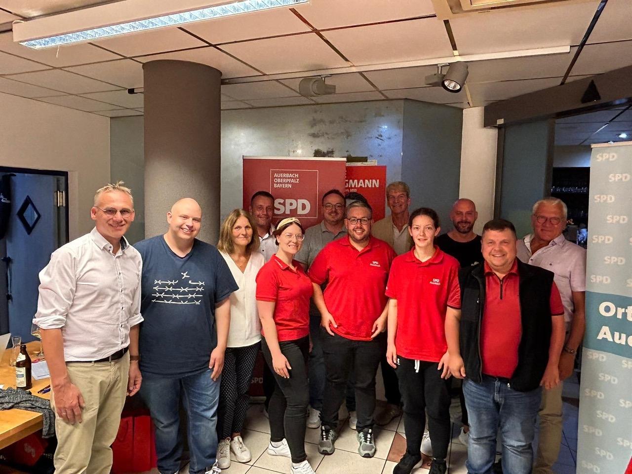 Neue Mitglieder im Vorstand: Die SPD Auerbach wird deutlich jünger