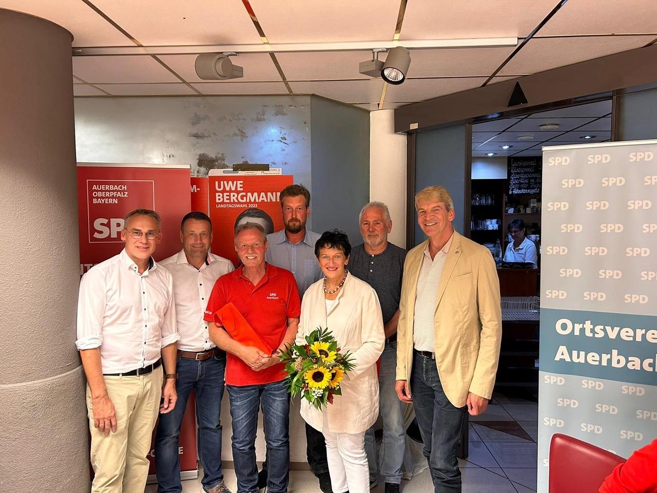 Neue Mitglieder im Vorstand: Die SPD Auerbach wird deutlich jünger