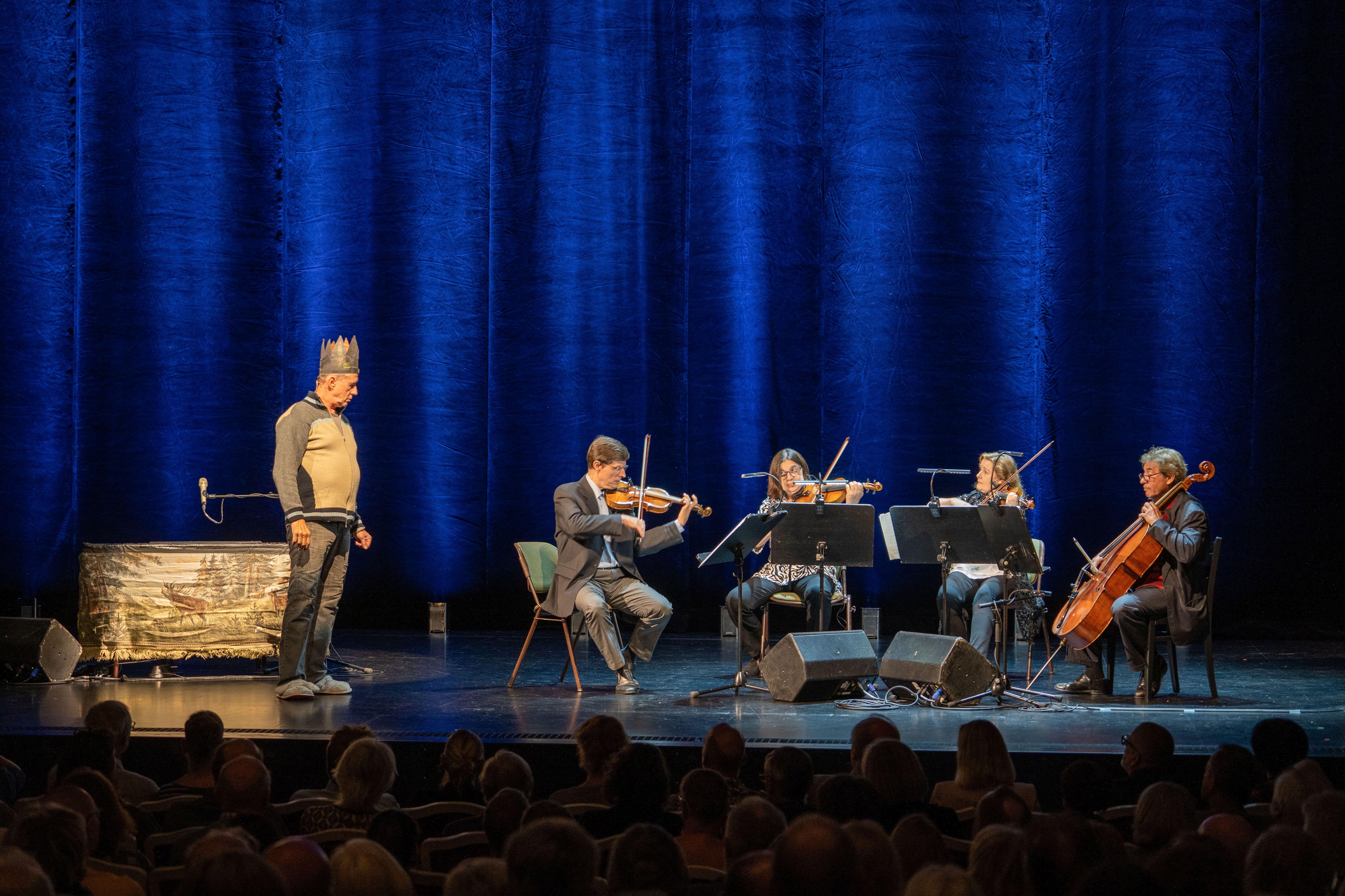 Gesindel und Grandezza: Andreas Rebers gastierte mit Streichquartett im ...