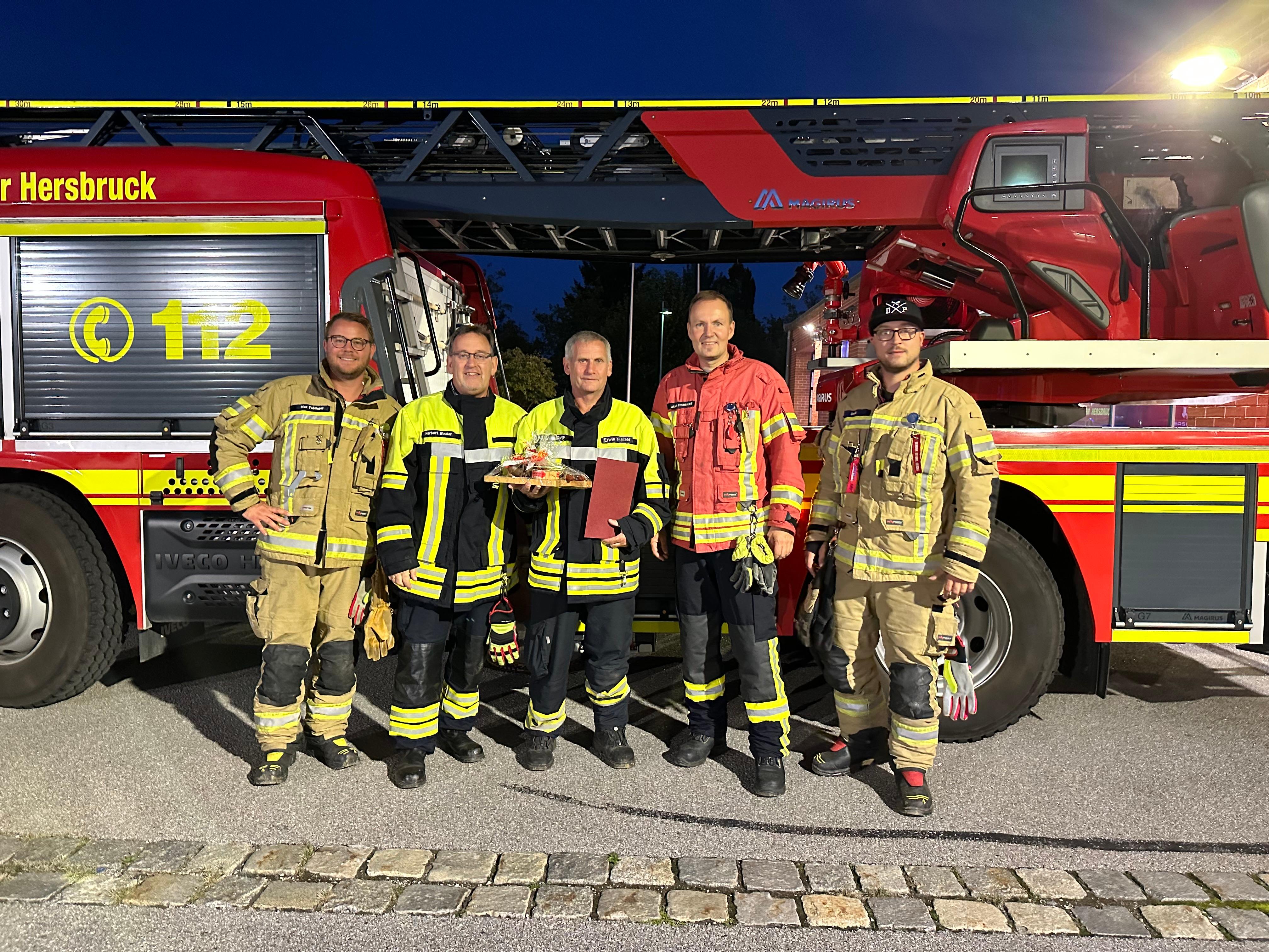 Hersbrucker Feuerwehrler geht nach unglaublichen 50 Jahren in den Ruhestand