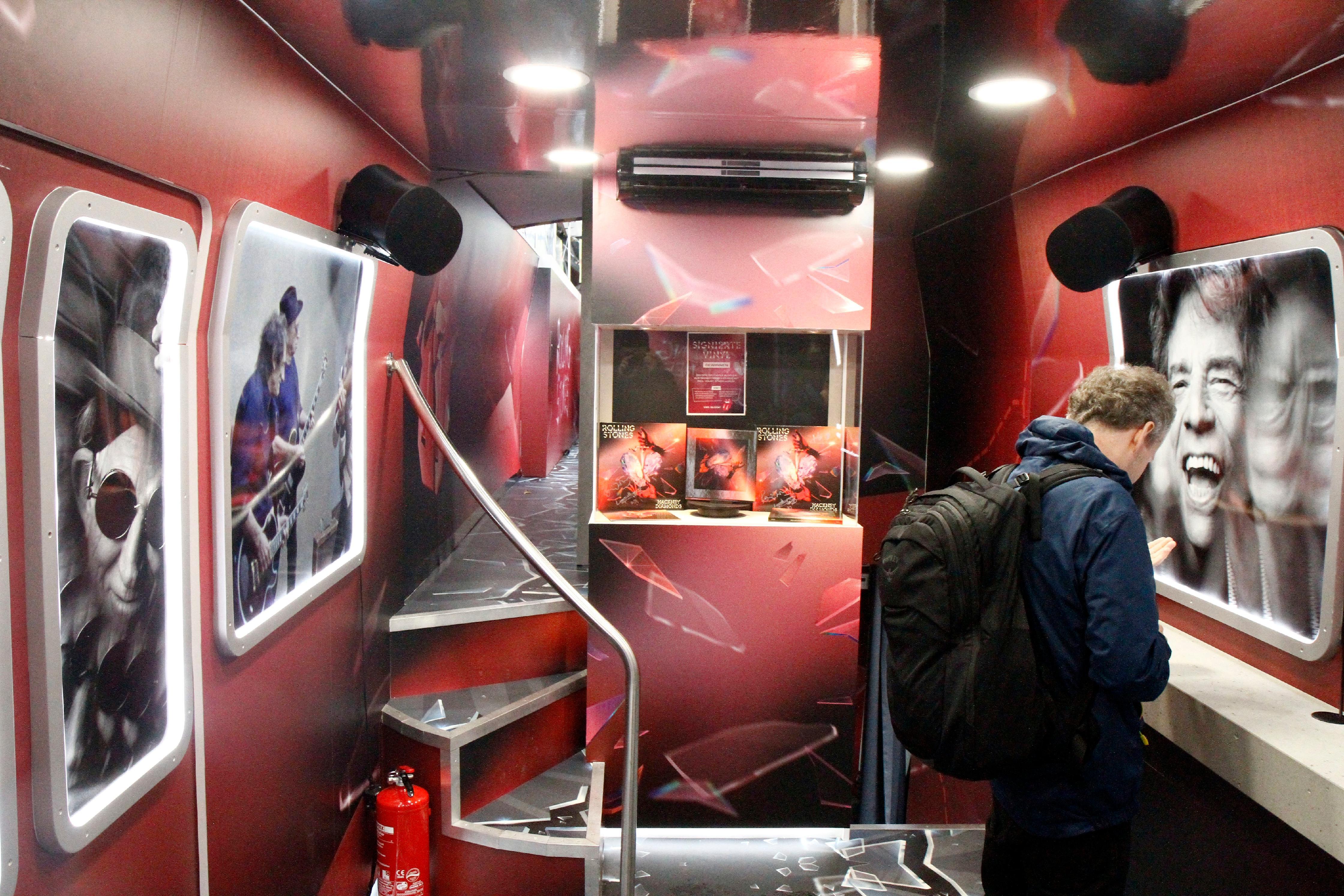 Der Rolling-Stones-Bus machte Station in Nürnberg