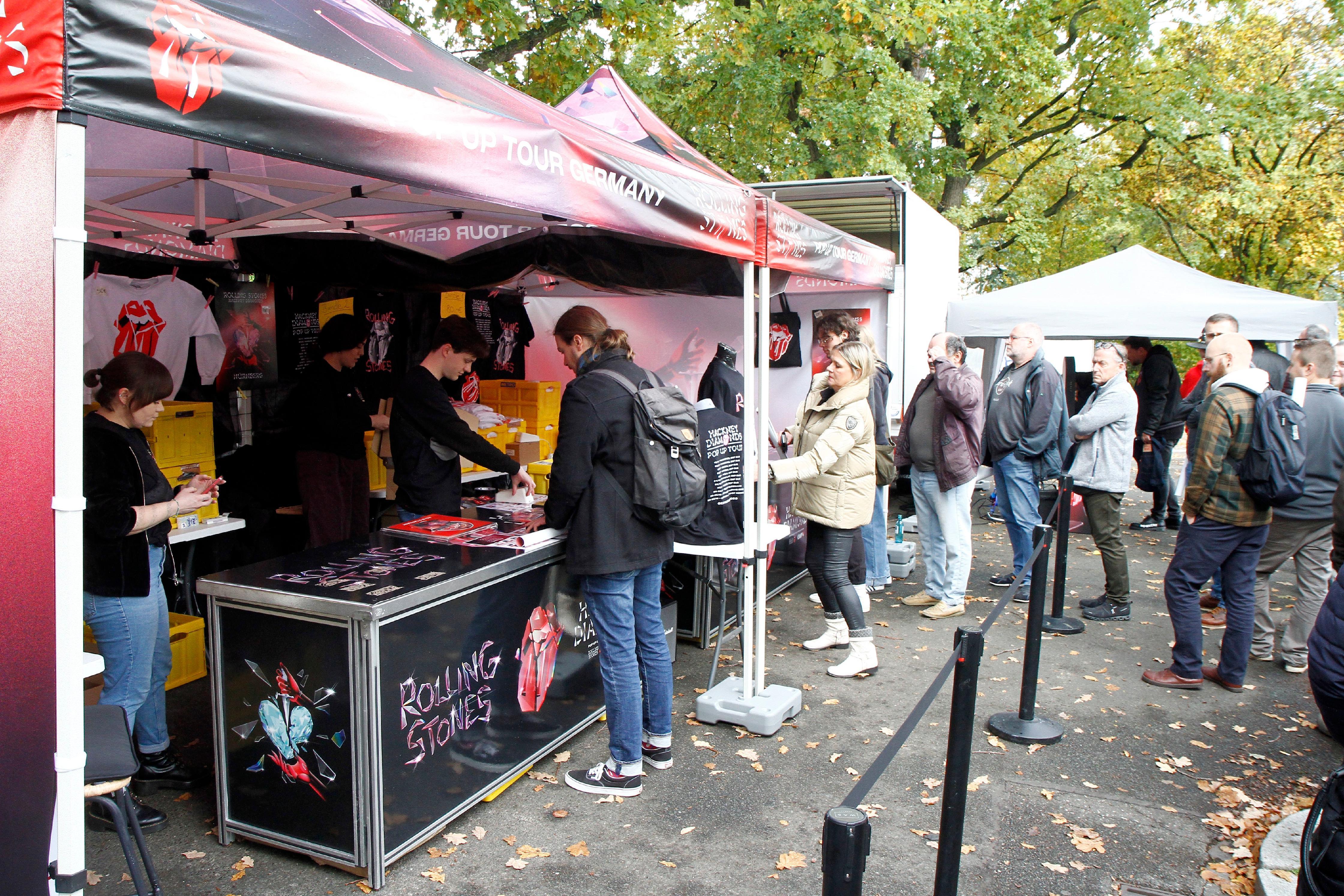 Der Rolling-Stones-Bus machte Station in Nürnberg