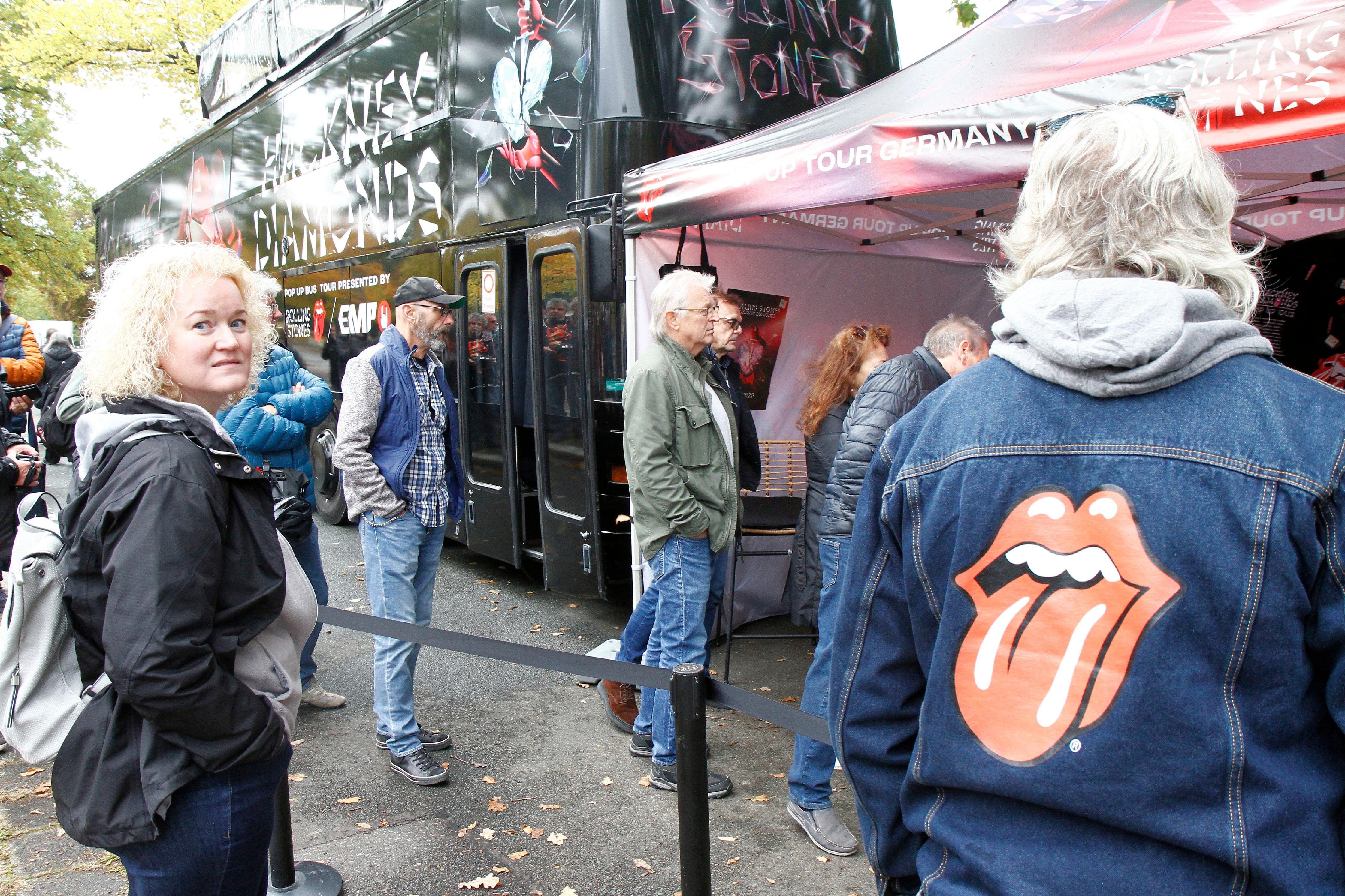 Der Rolling-Stones-Bus machte Station in Nürnberg