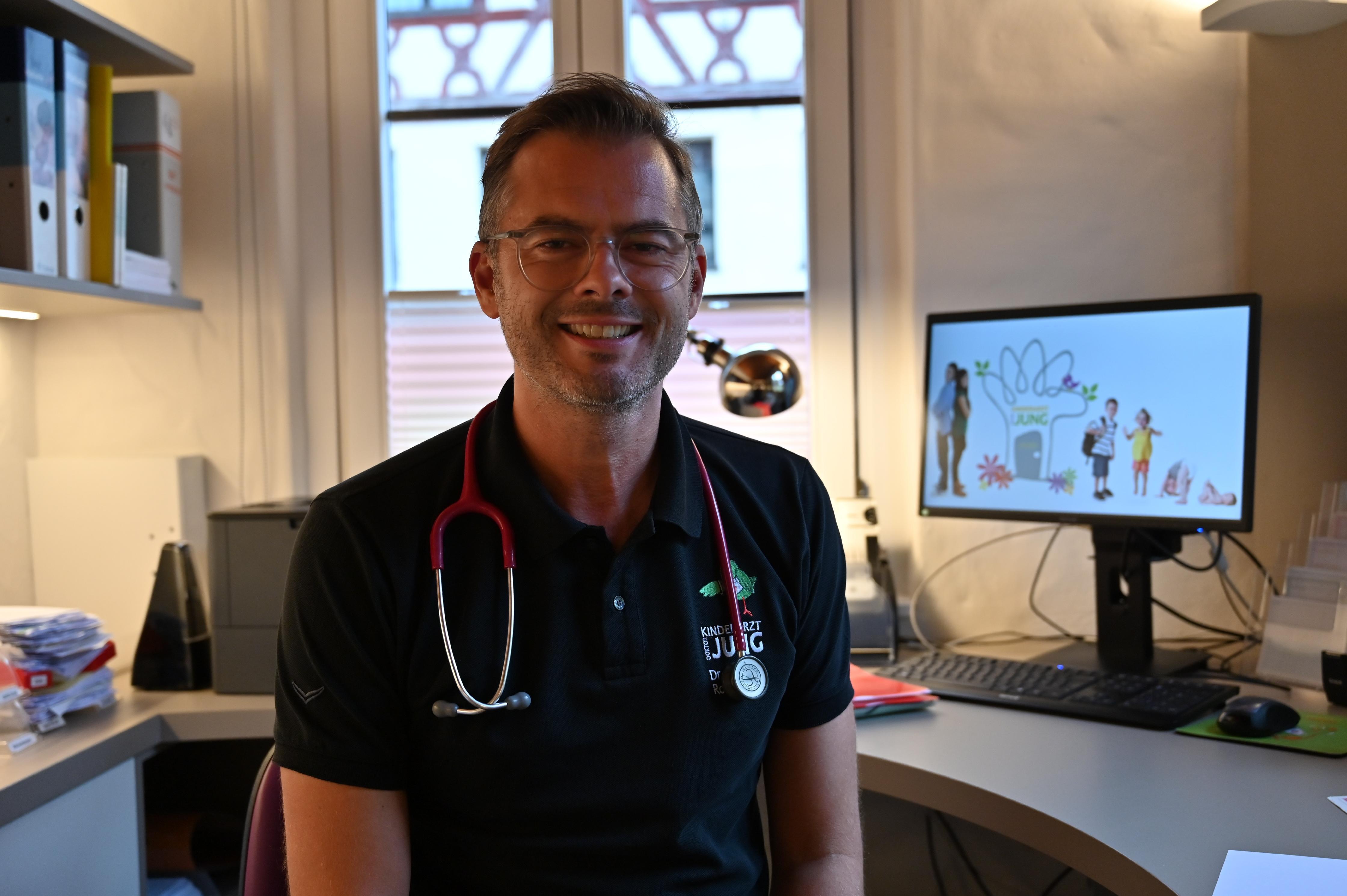 Dr. Ronny Jung eröffnet im Januar eine große Kinderarzt-Praxis in Roth