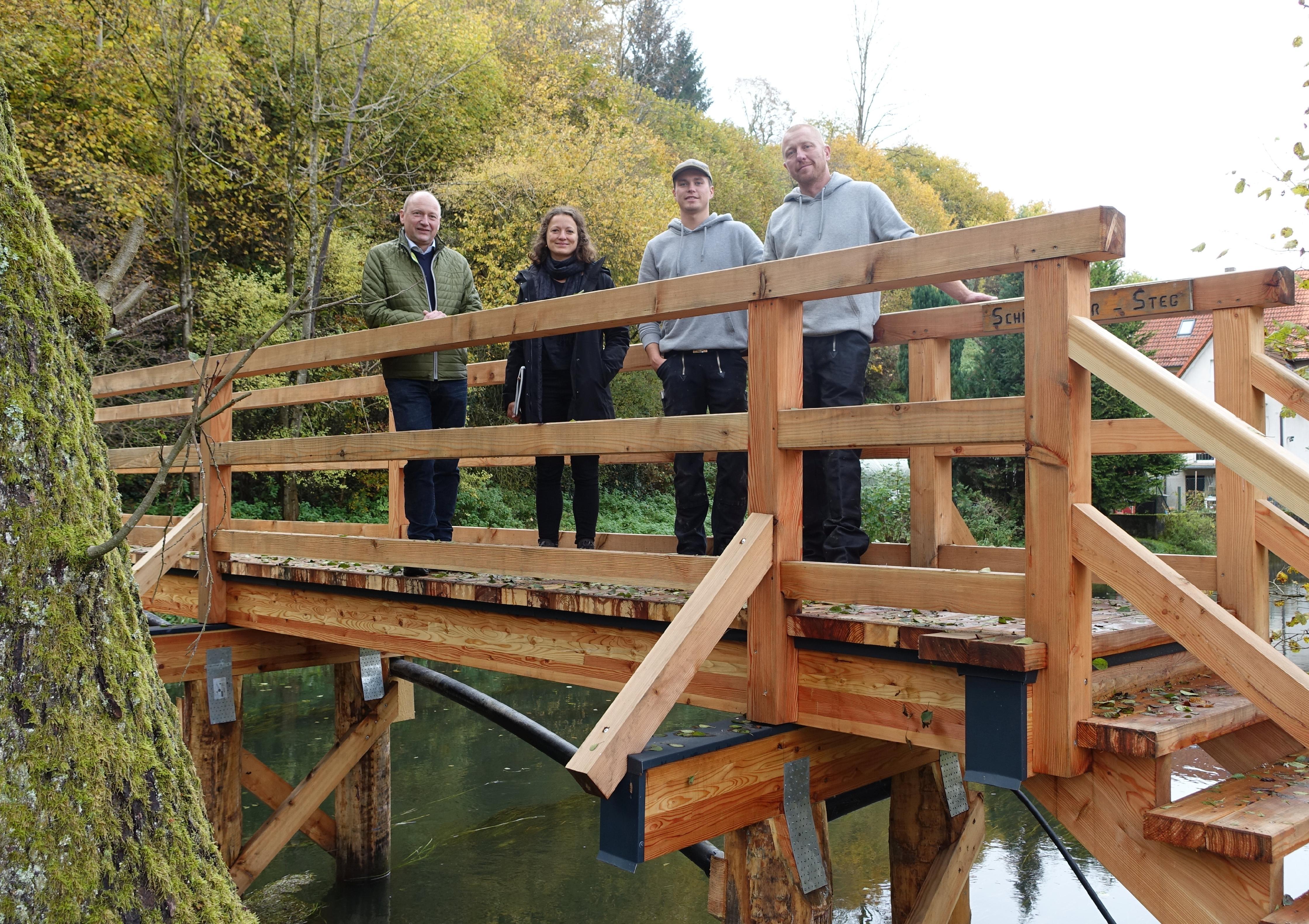 Der Schiessmauer-Steg in Velden steht wieder zur Verfügung