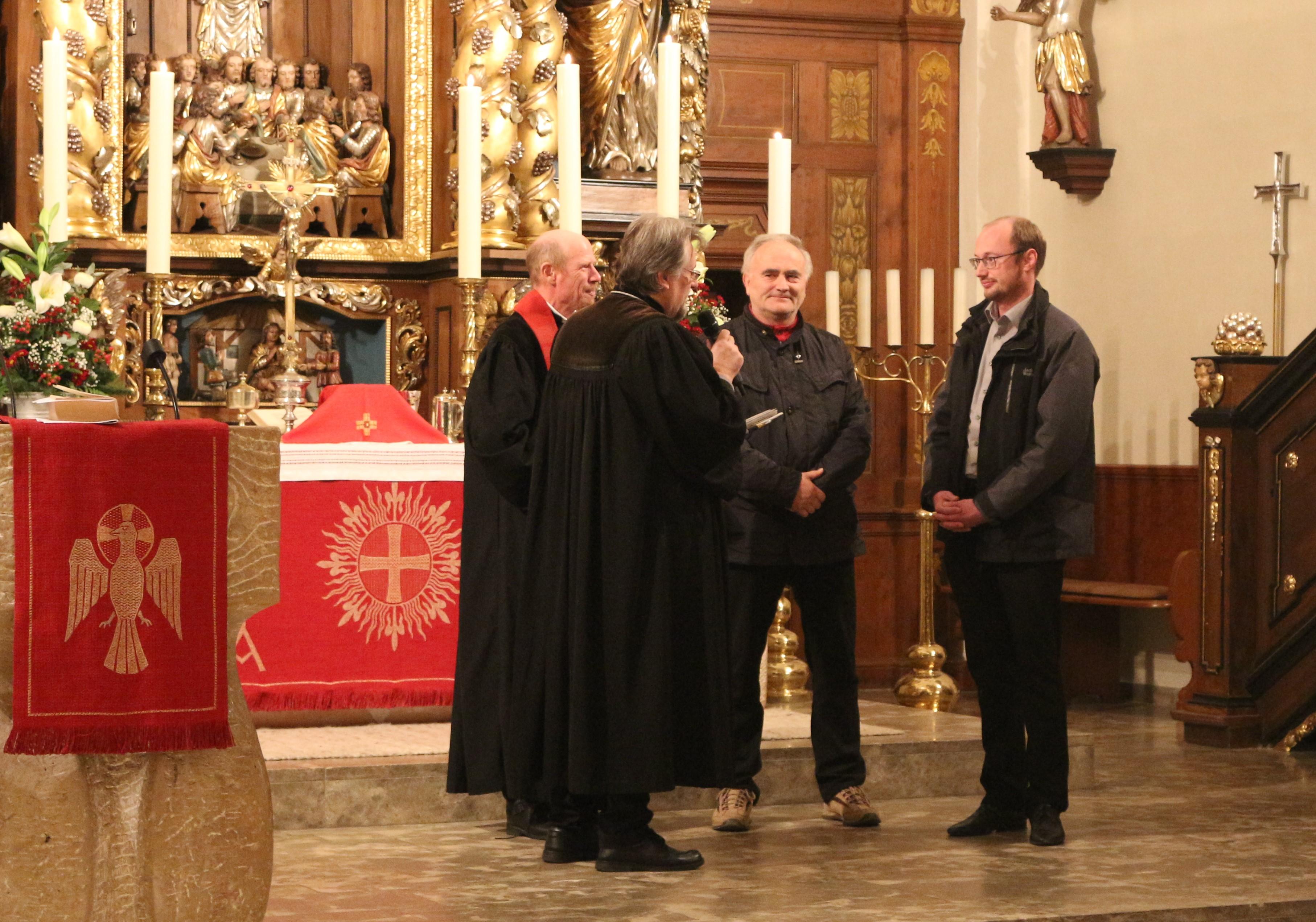 Christian Steger ist der Nachfolger von Jörg Fuhr als Bezirkschorleiter ...