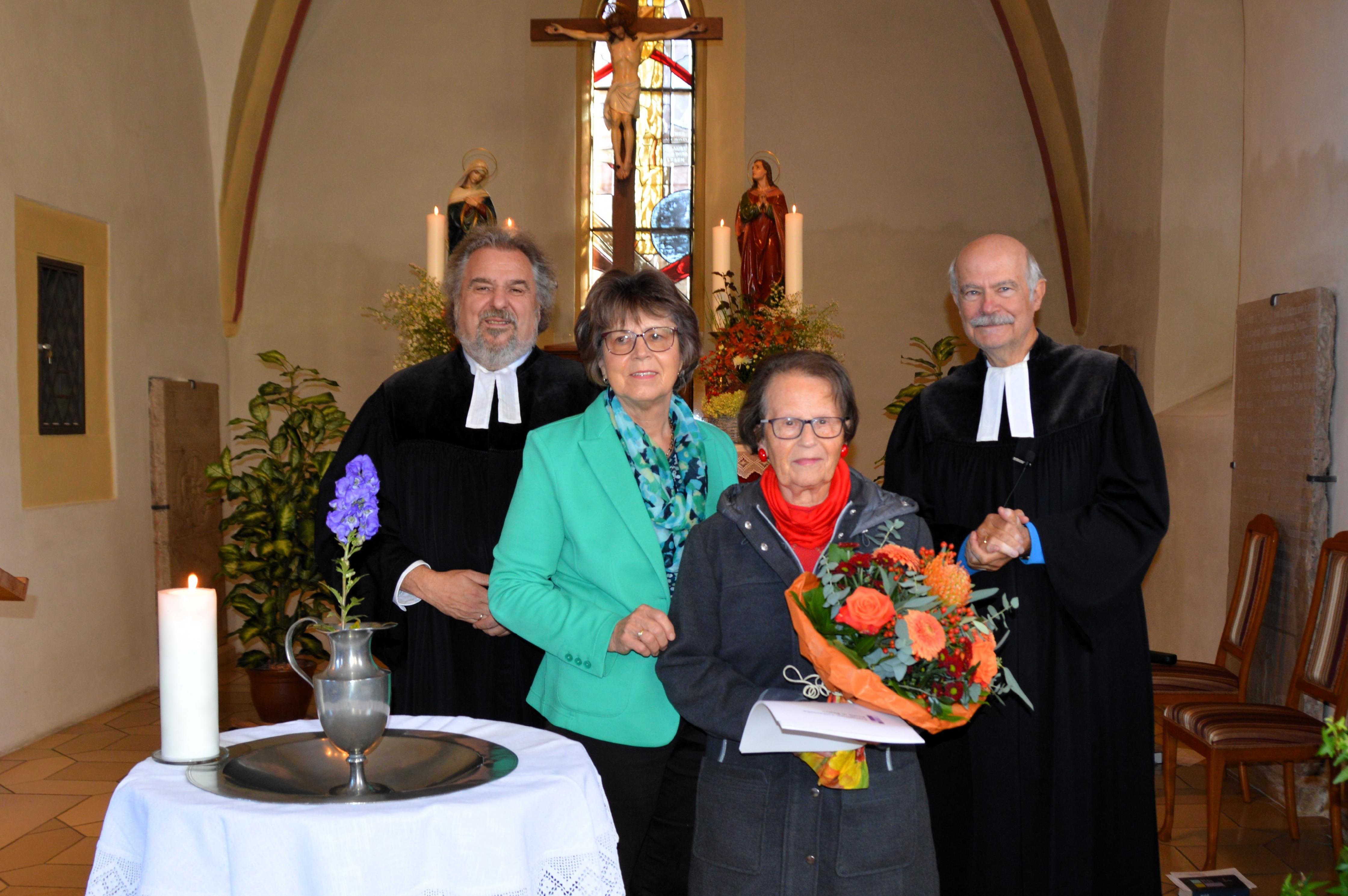 Seit 25 Jahren kümmert sie sich um die Kirche in Windsfeld ...