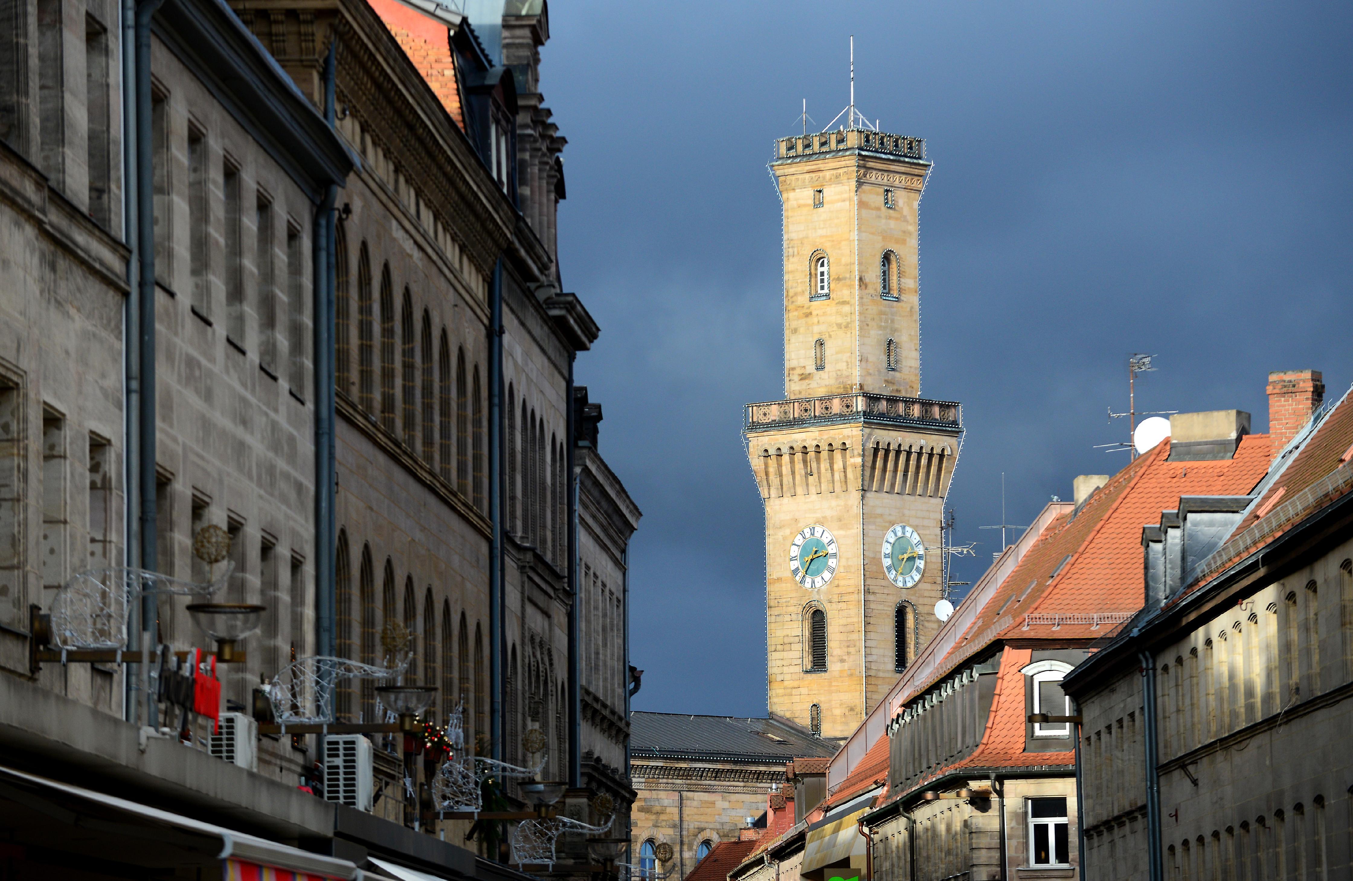 Fürths Wahrzeichen Nummer eins: Das Rathaus macht immer eine gute Figur