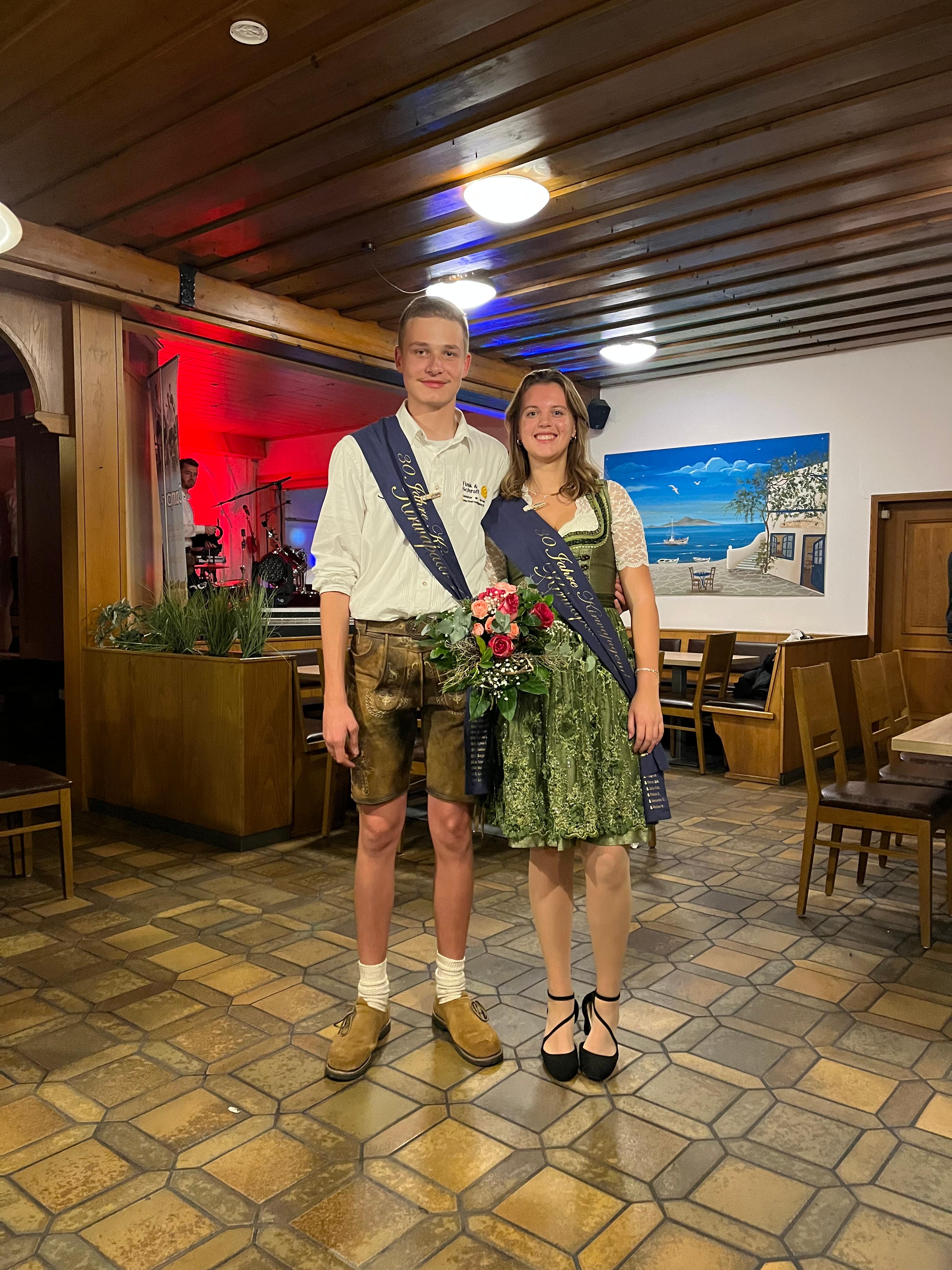 Eine besondere Ehre zum Jubiläum: Das ist das Sengenthaler Kirwa-Paar