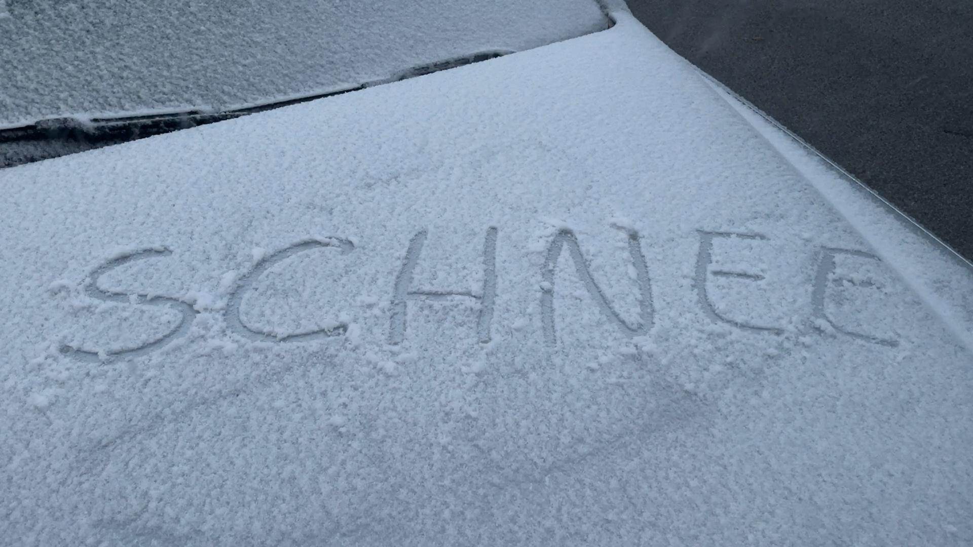 Der erste Schnee im Winter 2023 in Franken - die schönsten Bilder