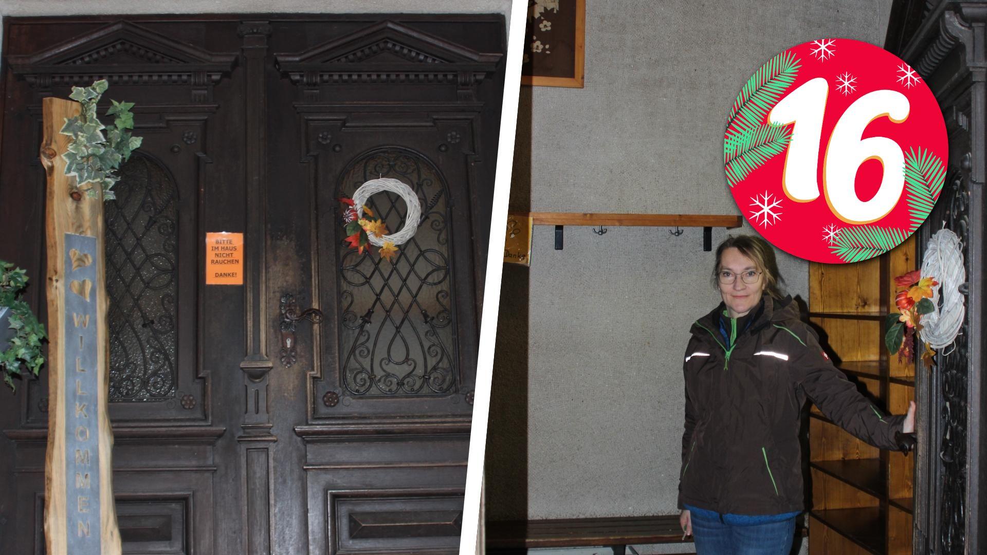 Das Schloss in Vorra ist Tür 16 des HZ-Adventskalenders