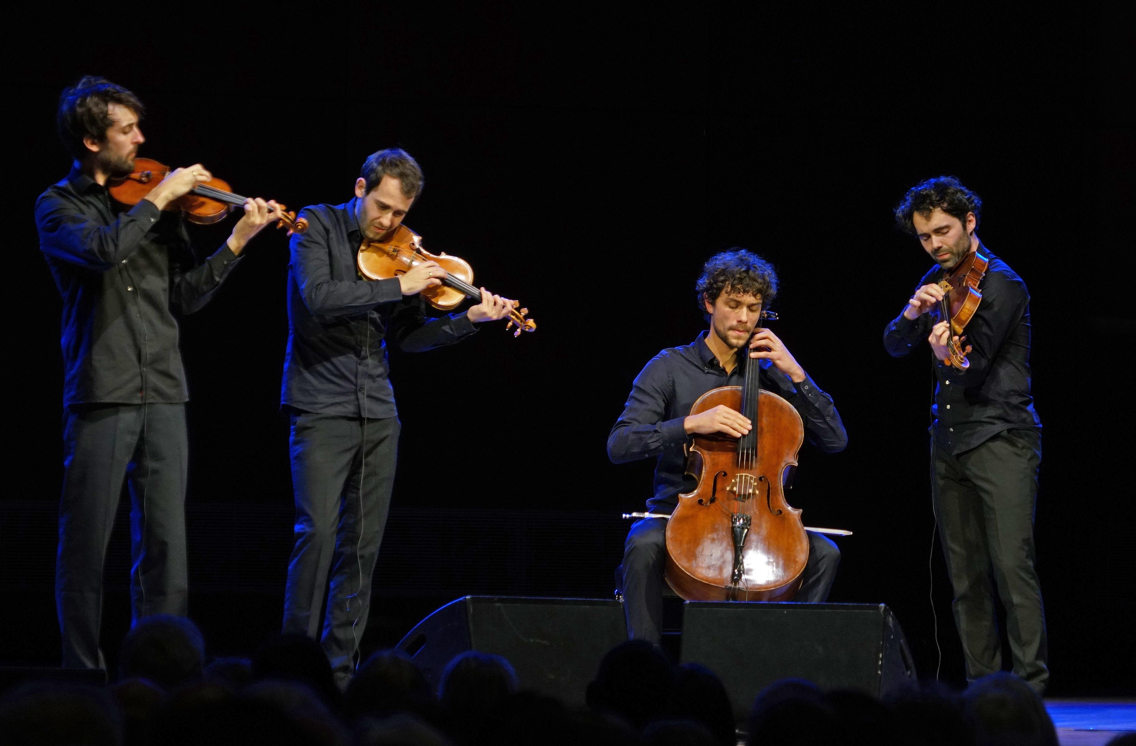 Gelungener Drahtseilakt: Das "vision string quartet" verband in Erlangen Klassik mit Pop