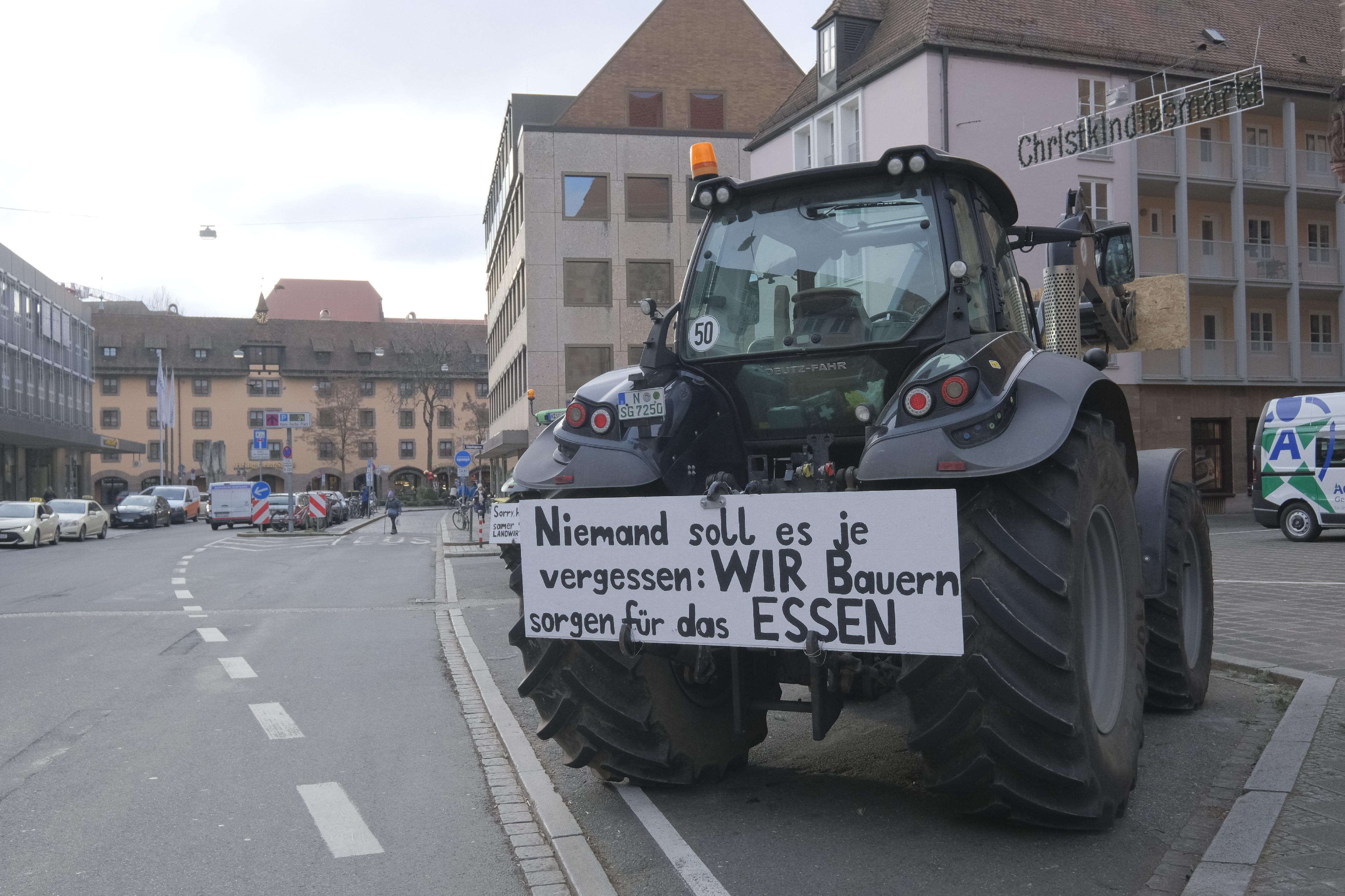 Vorschau: So läuft der Bauern-Protest am Freitag in Nürnberg ab