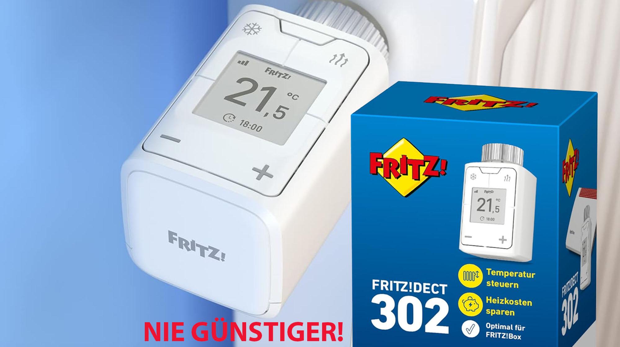 Bestseller nie günstiger: Smartes Thermostat AVM Fritz Dect 302 für ...