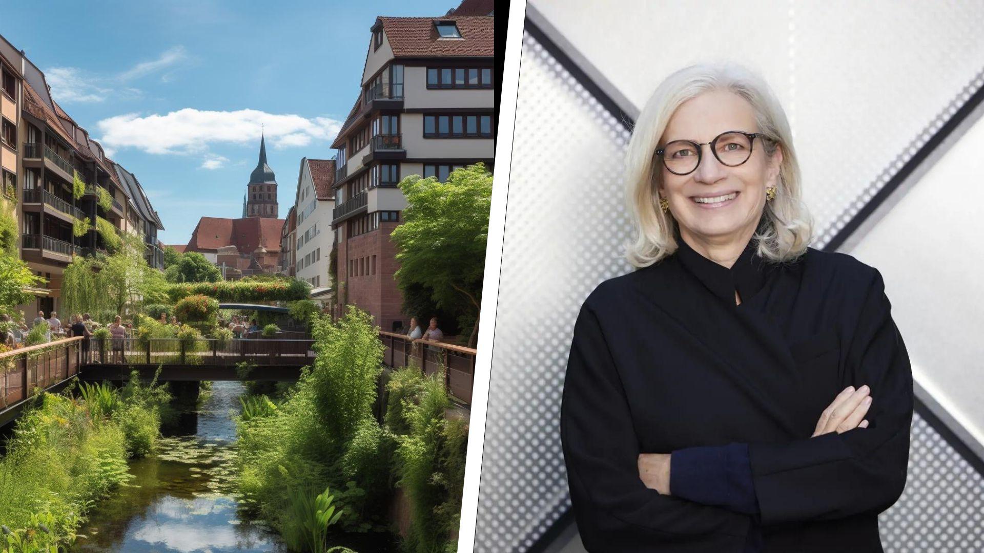 Architekten-Chefin Andrea Gebhard zu Nürnberg: Wo es wunderbar ist ...