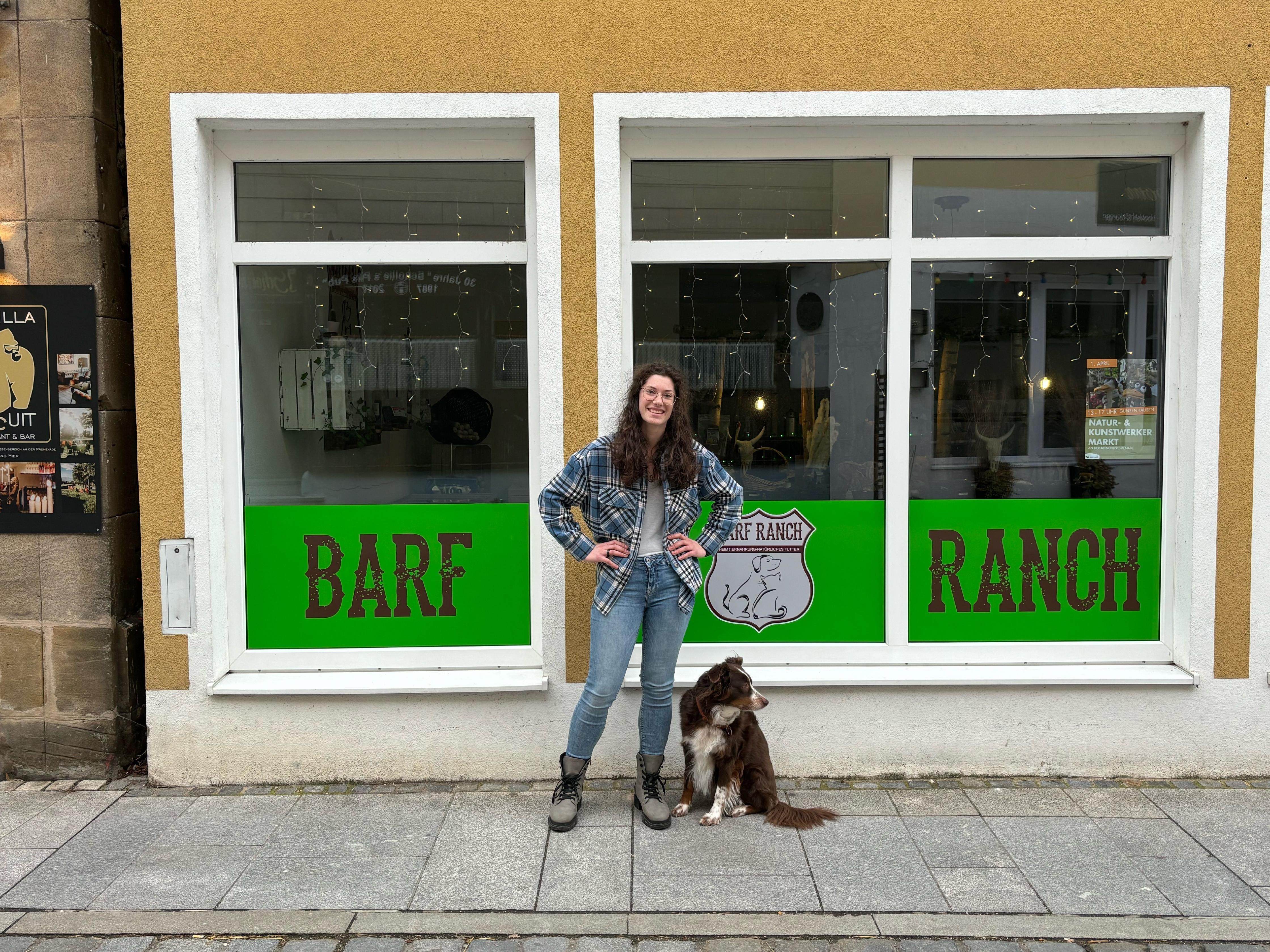 Der Laden "Barf Ranch" ist seit Anfang 2024 auf dem Marktplatz in ...
