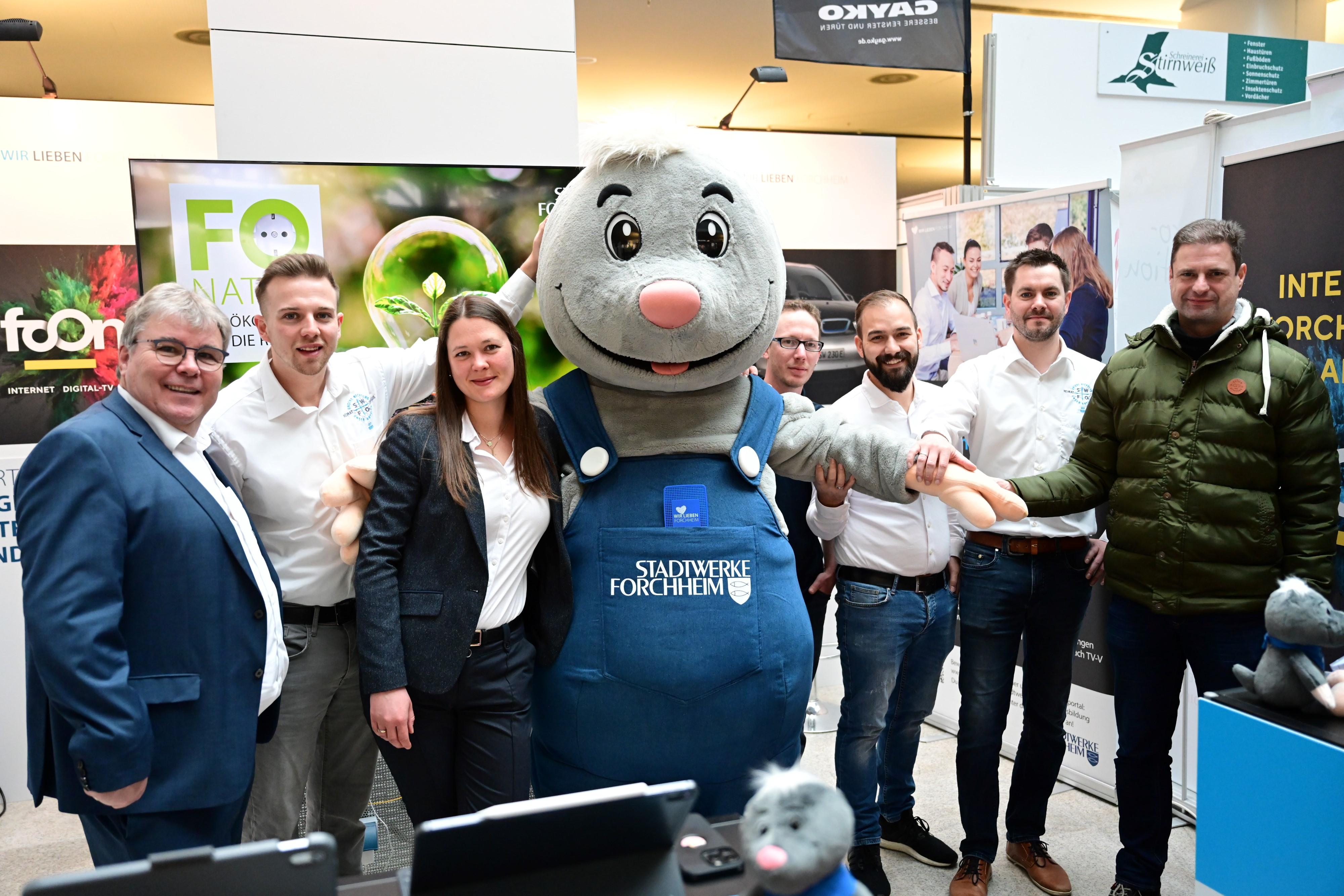 Das war bei der Immbobilien- und Energiemesse in Forchheim geboten ...