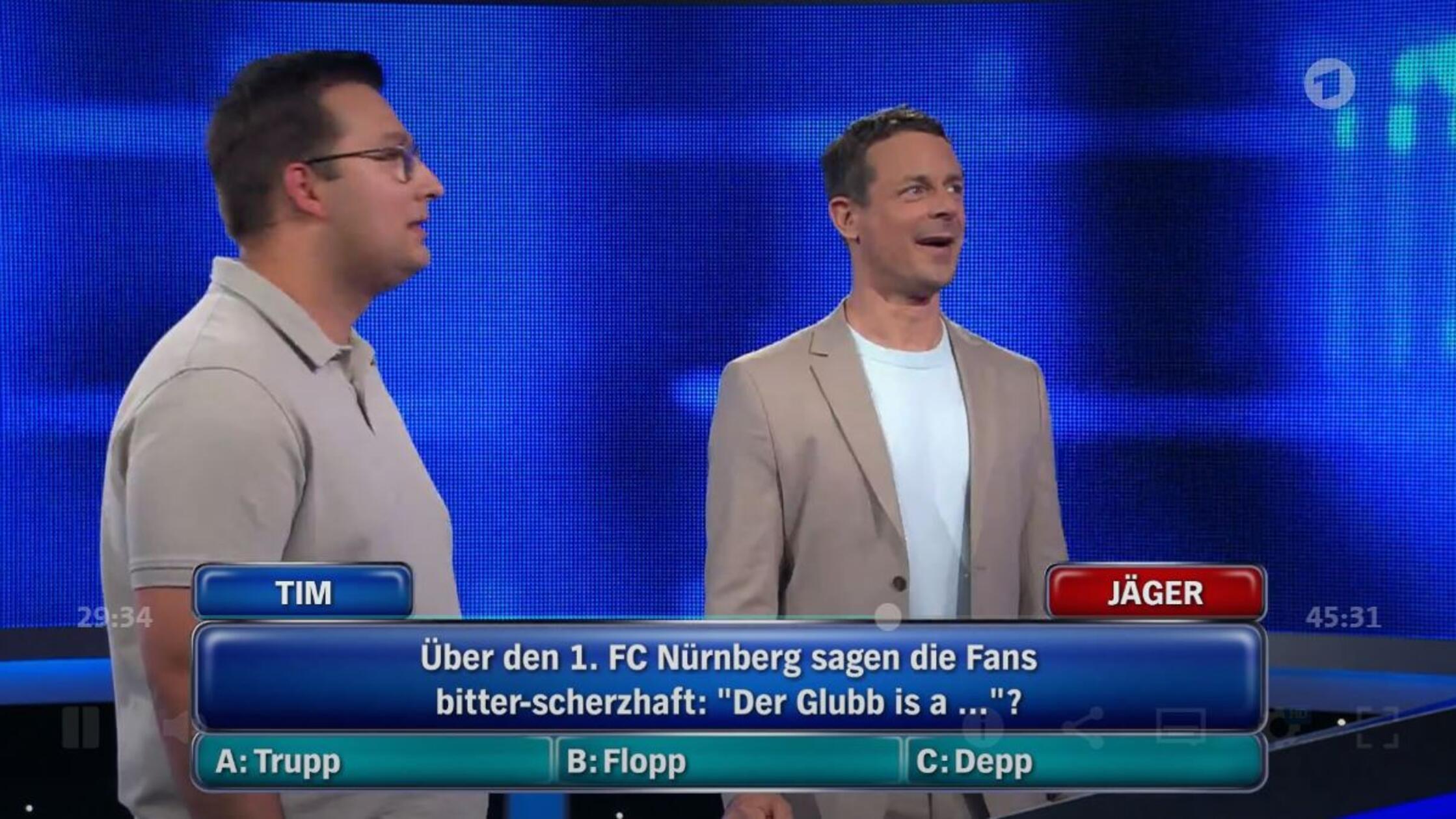 „Der Glubb is a ...?“: FCN-Frage in beliebter TV-Show lässt alle schmunzeln